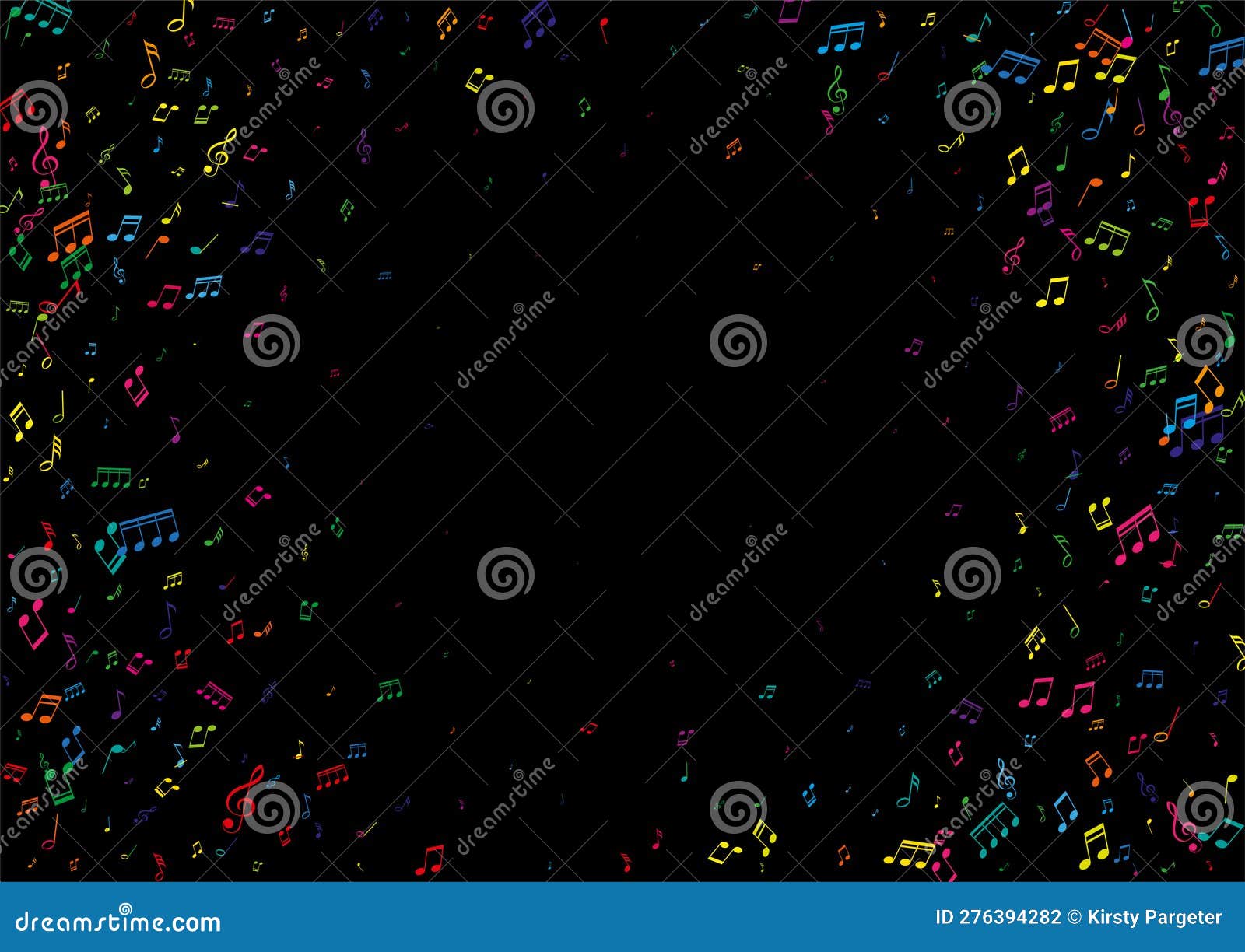 Colourful Music Notes Tree Royalty-Free Stock Photo | CartoonDealer.com ...