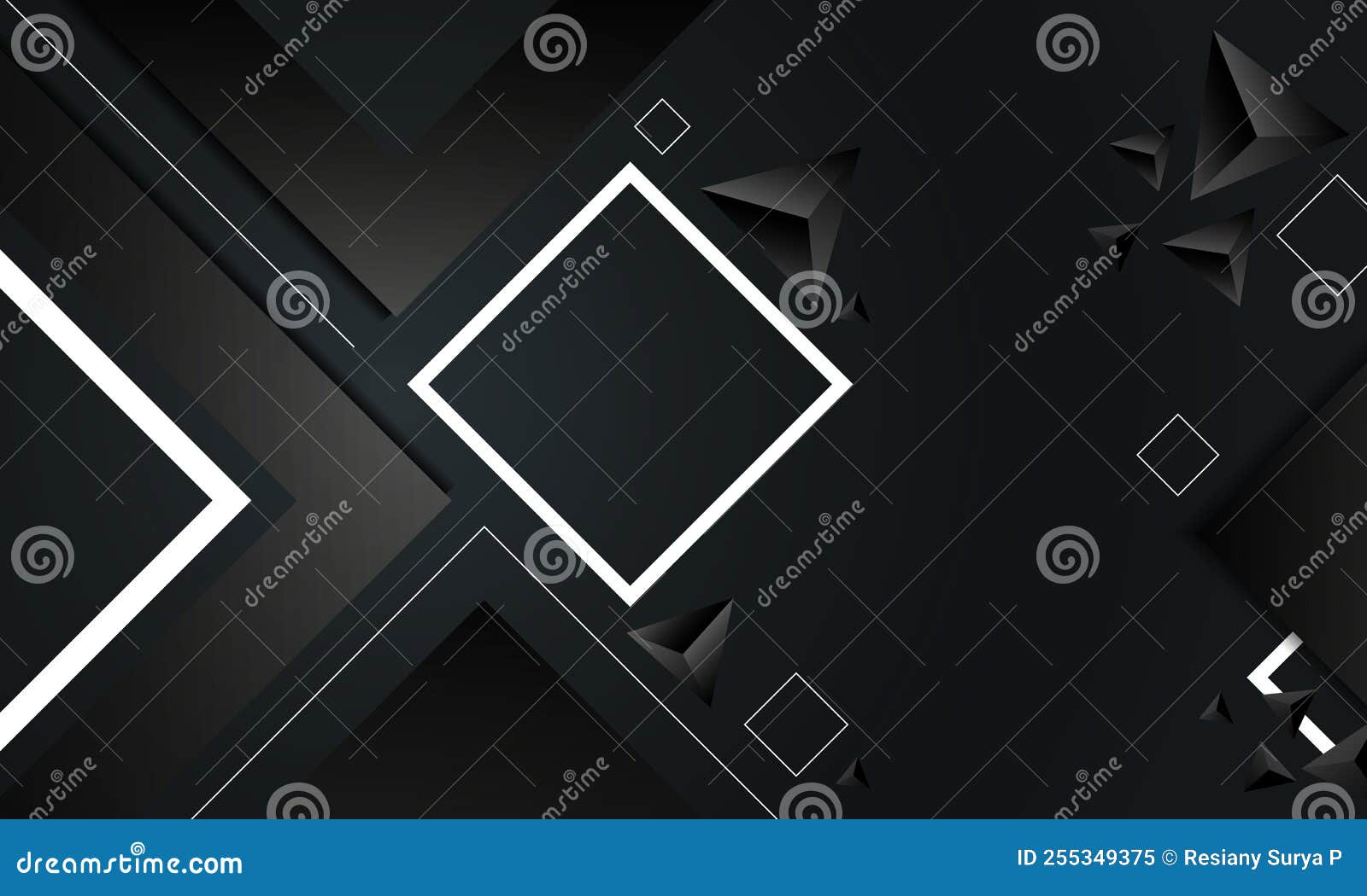 Abstract Background Combination of Squares and Triangles Stock Vector ...
