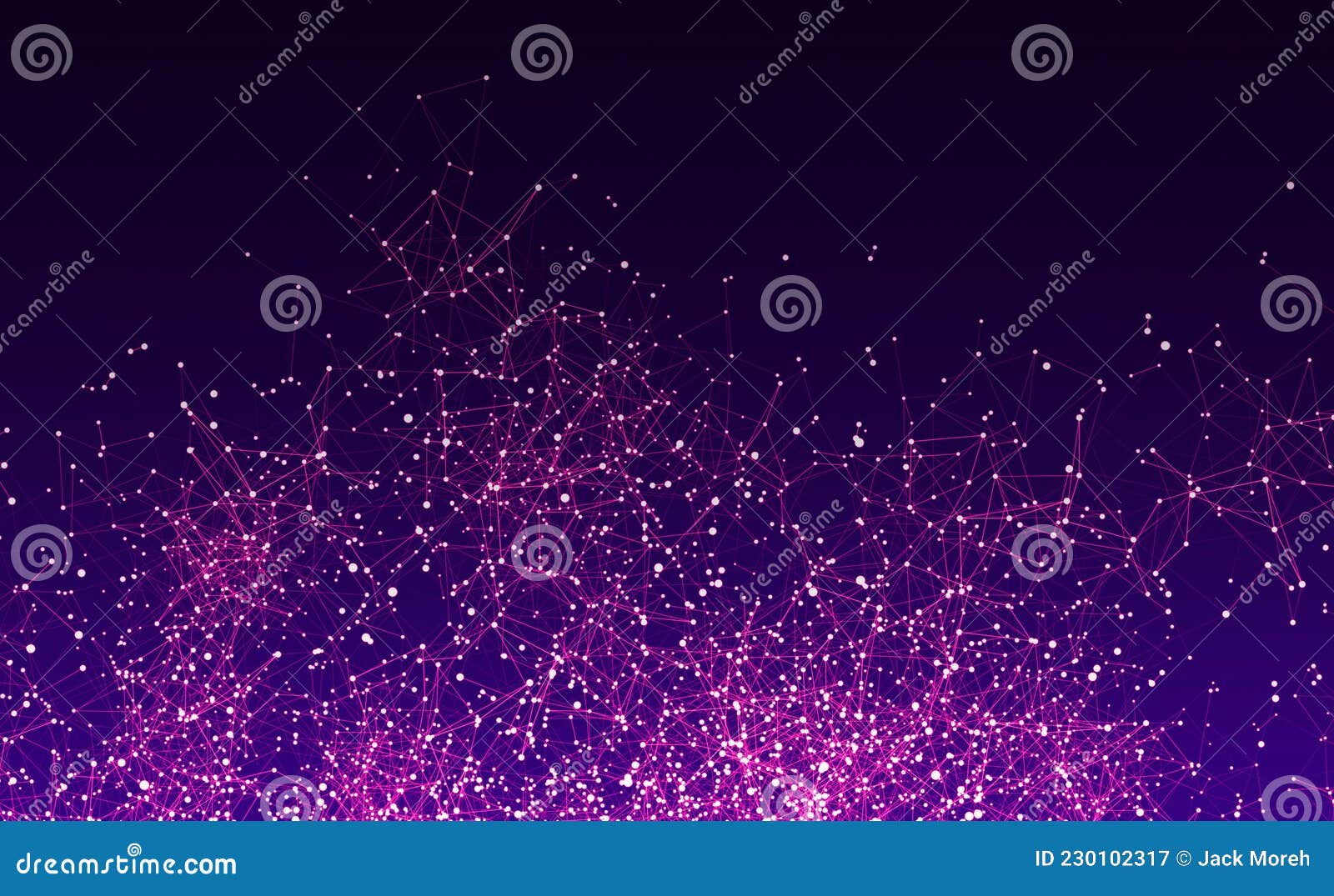 Abstract Background - Complex Network and Nodes Stock Illustration ...