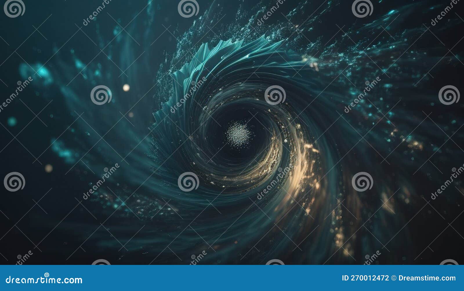 Abstract Background Composed of Swirling Particles, Creating ...