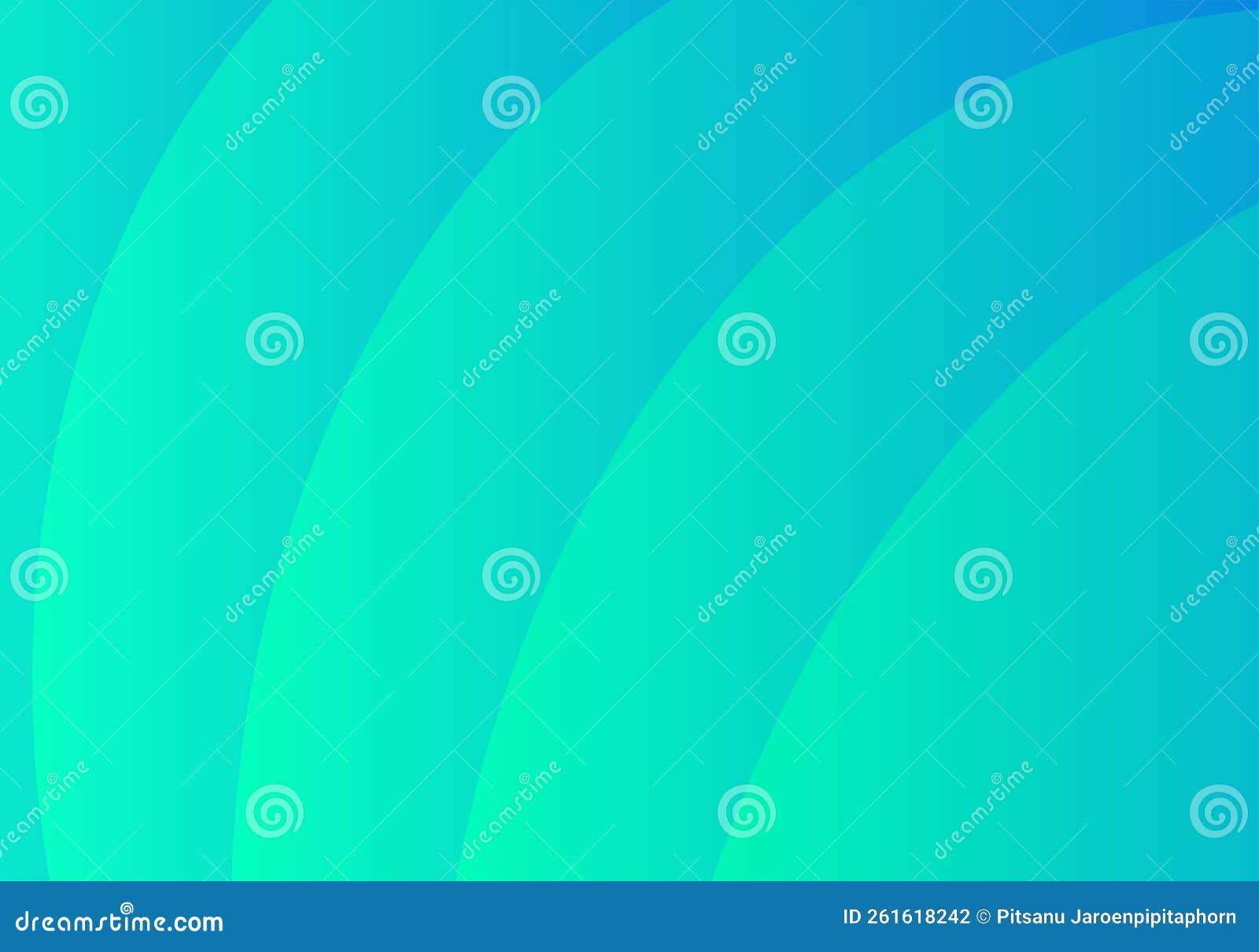 Abstract Background Composed of Wavy Curves Gradient from Light Cyan To ...