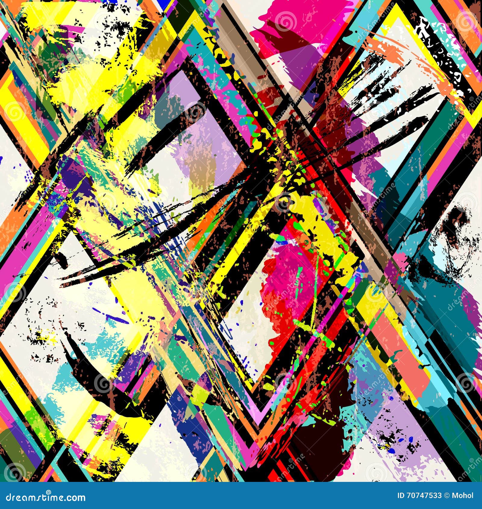 Abstract Background Composition Stock Vector - Illustration of palette ...