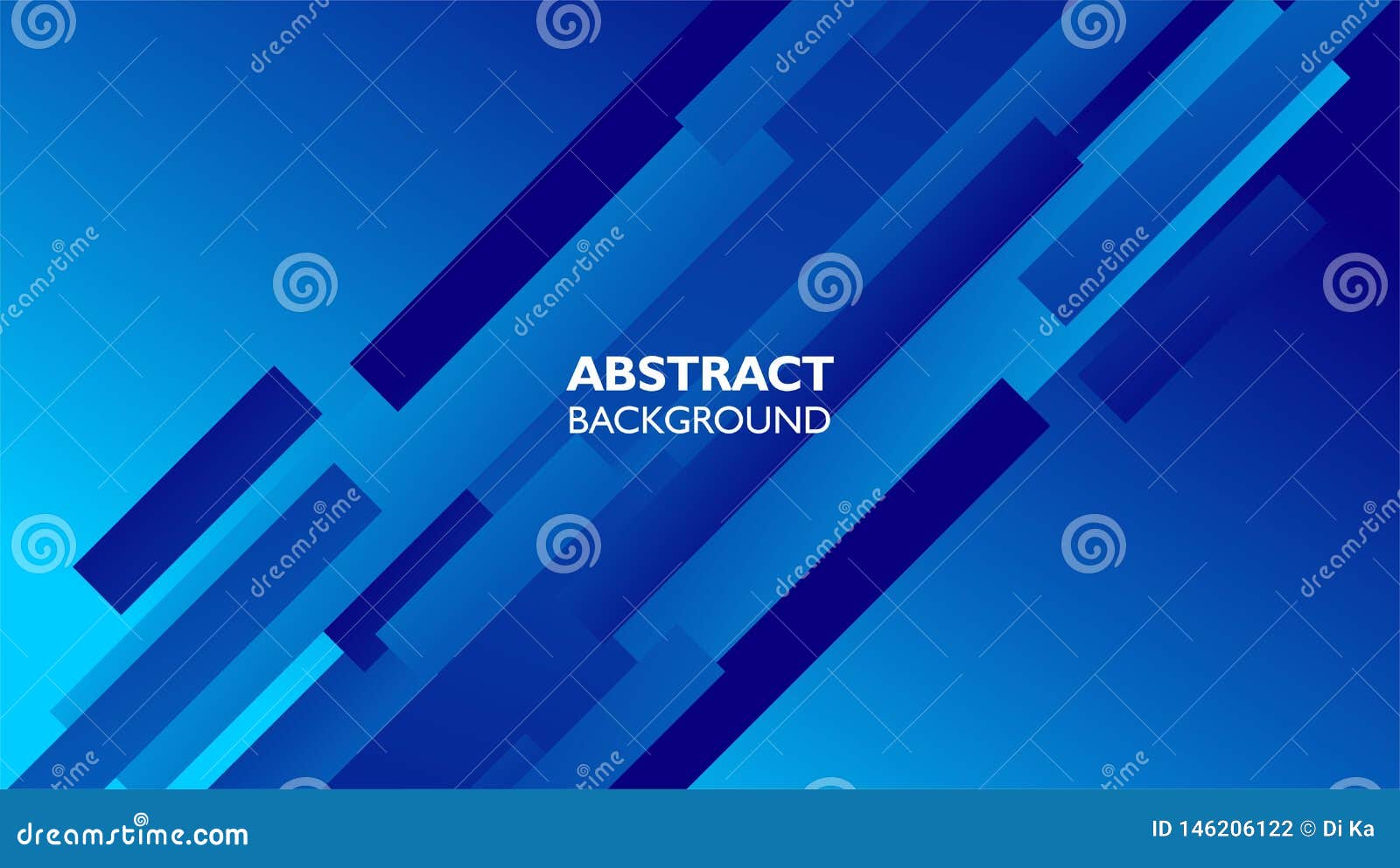 Abstract Background Composition with Tilted Rectangle Shape in Blue ...