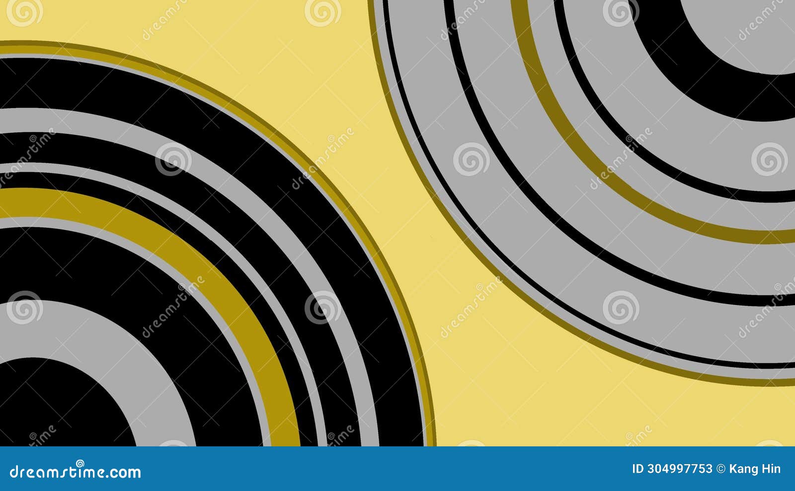 Abstract Background of Concentric Arches Forming Quarter Circles with ...