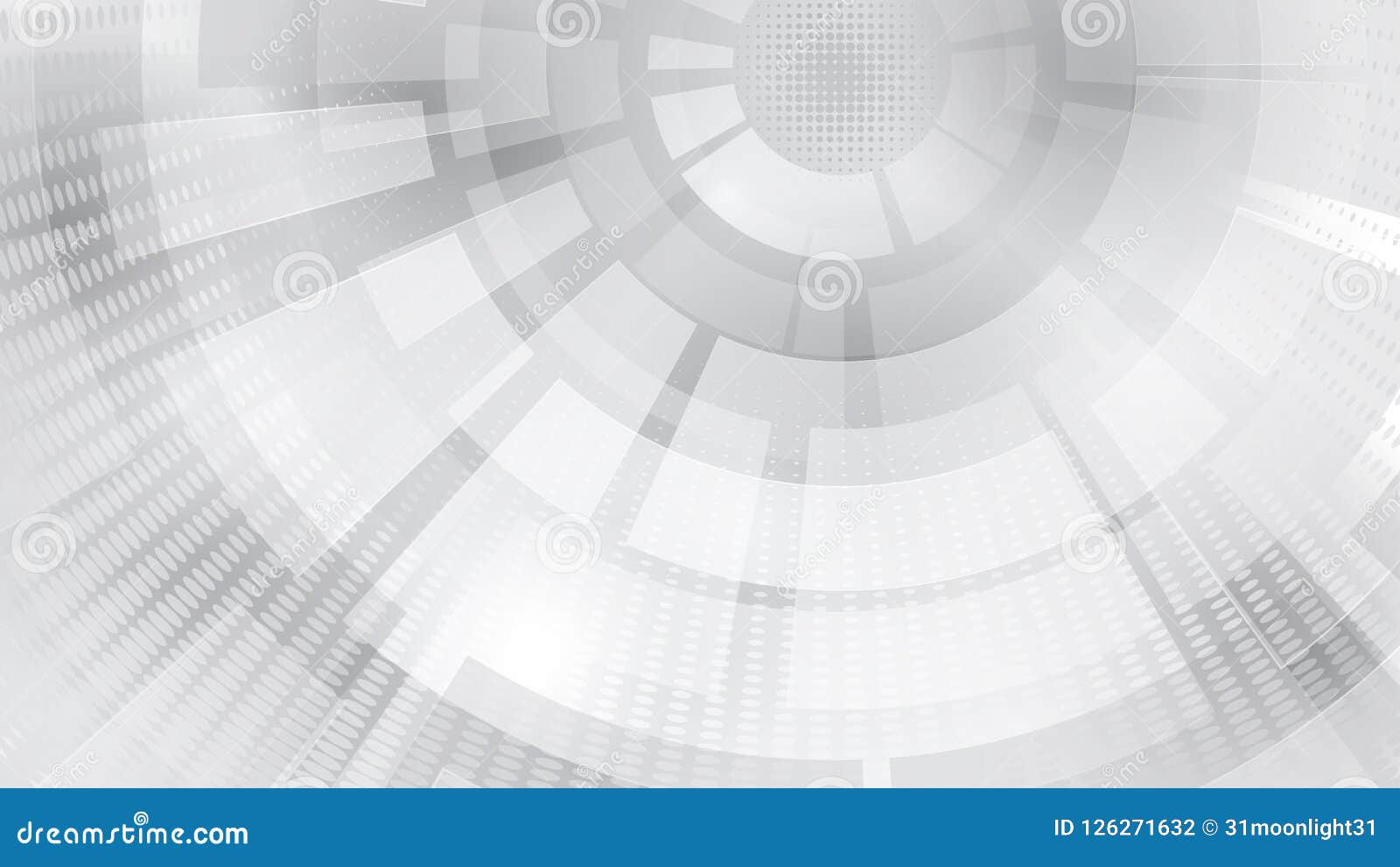 Abstract Background of Concentric Circular Elements Stock Vector ...