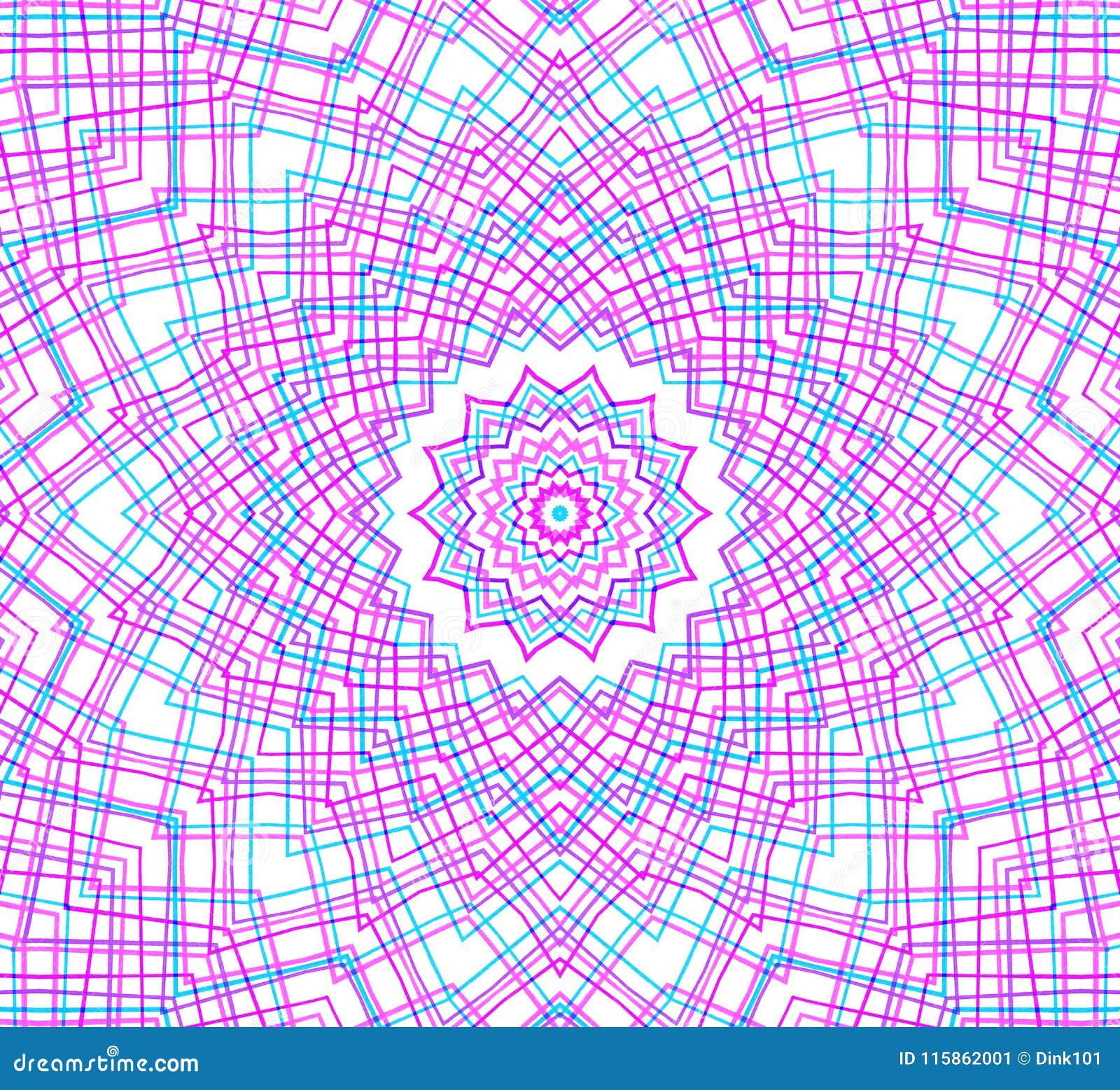 Abstract Concentric Lines Pattern Stock Illustration - Illustration of ...