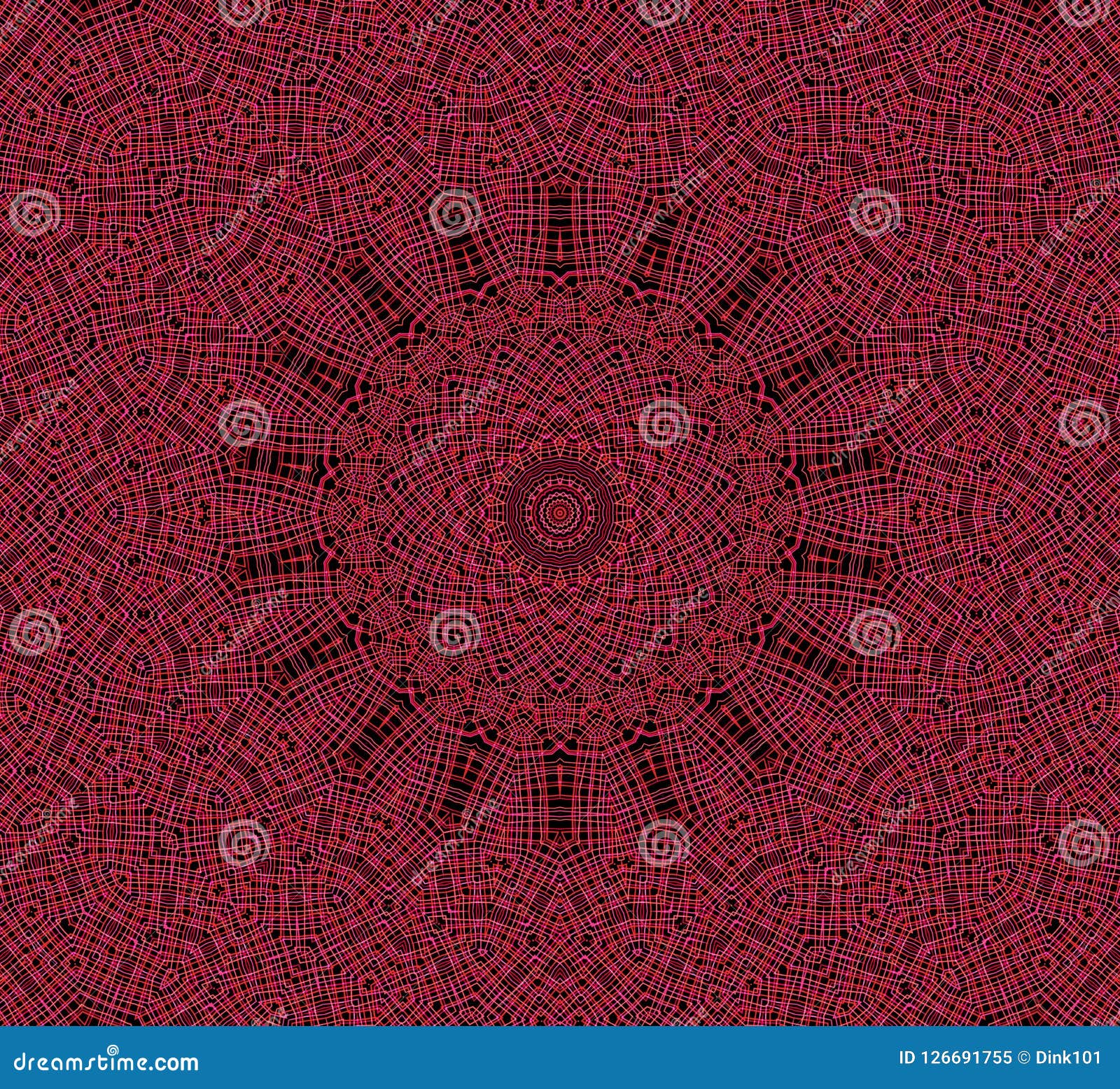 Abstract Background with Concentric Pattern Stock Illustration ...