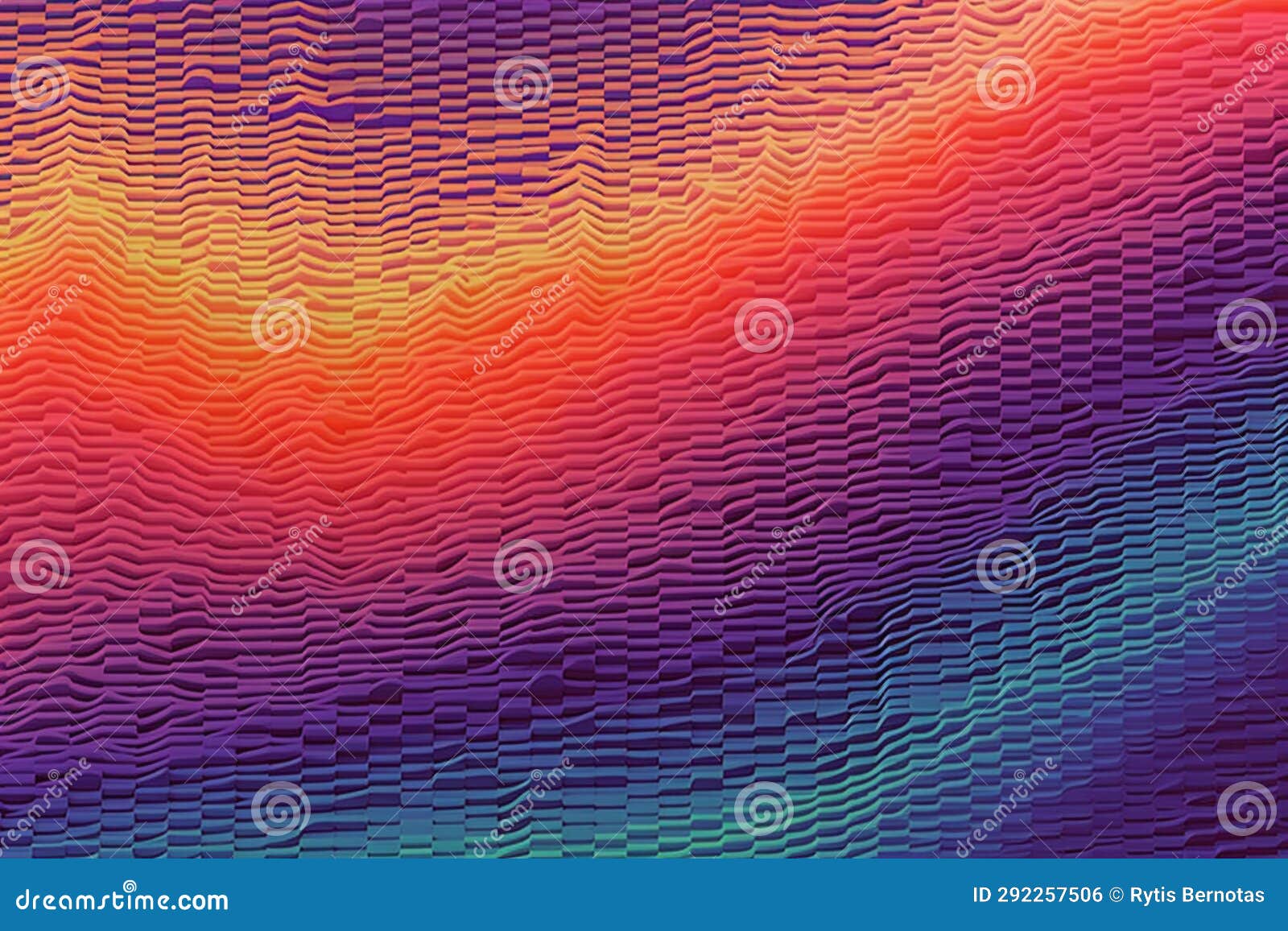 Distorted Scan Lines in Motion Blur Effect Style Colorful Background ...