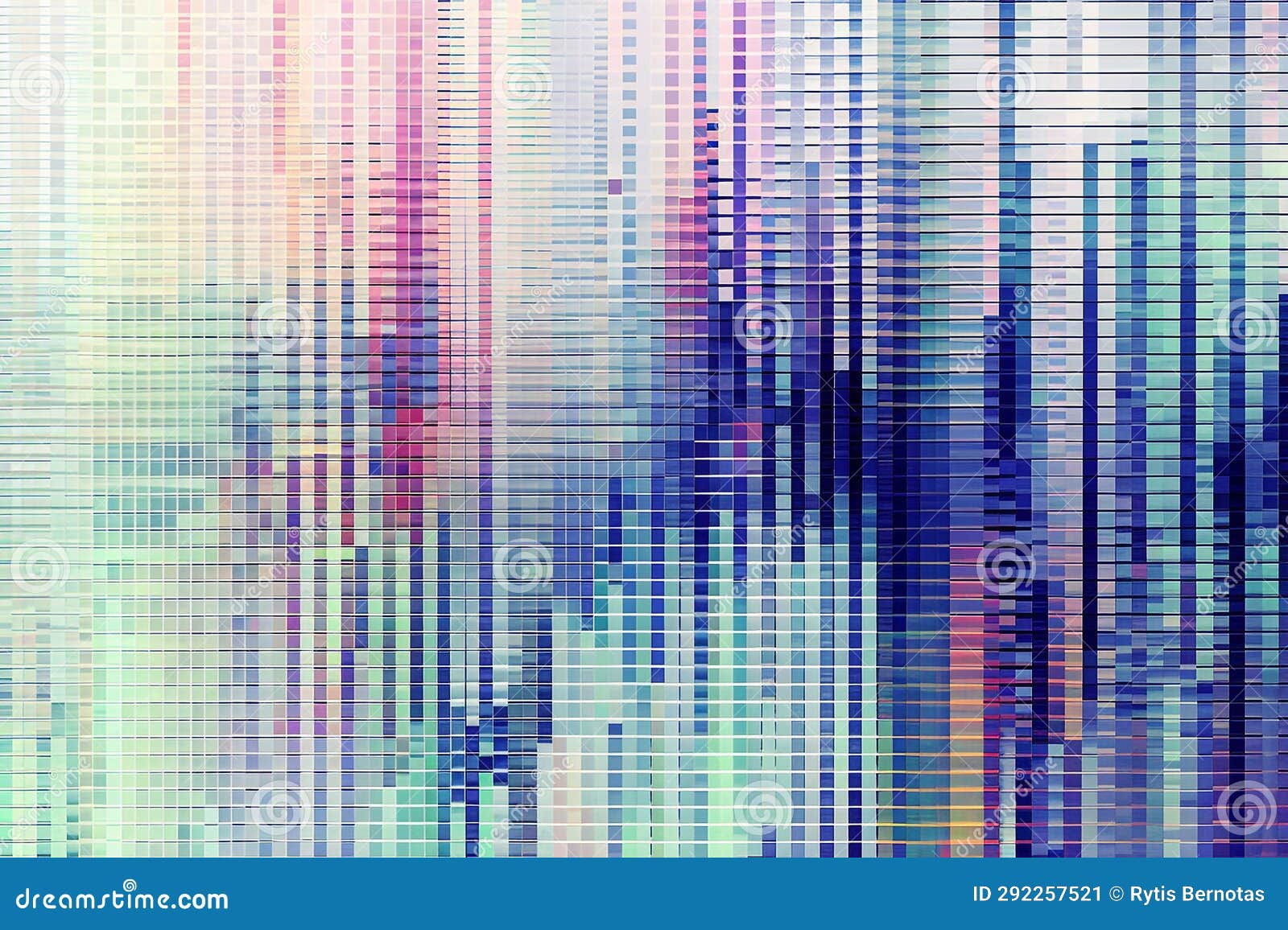 Distorted Scan Lines in Motion Blur Effect Style Colorful Background ...