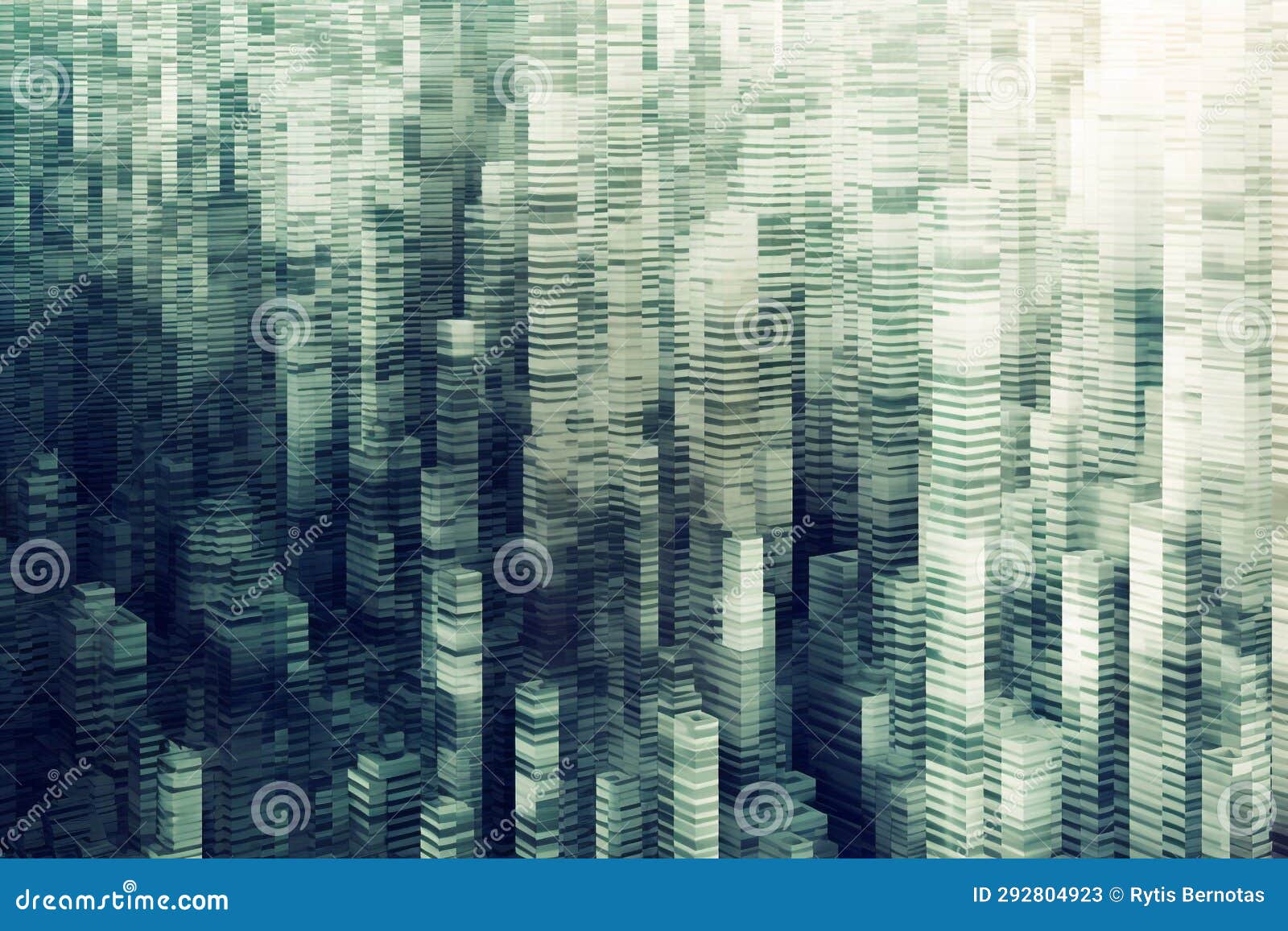Distorted Scan Lines in Motion Blur Effect Style Colorful Background ...