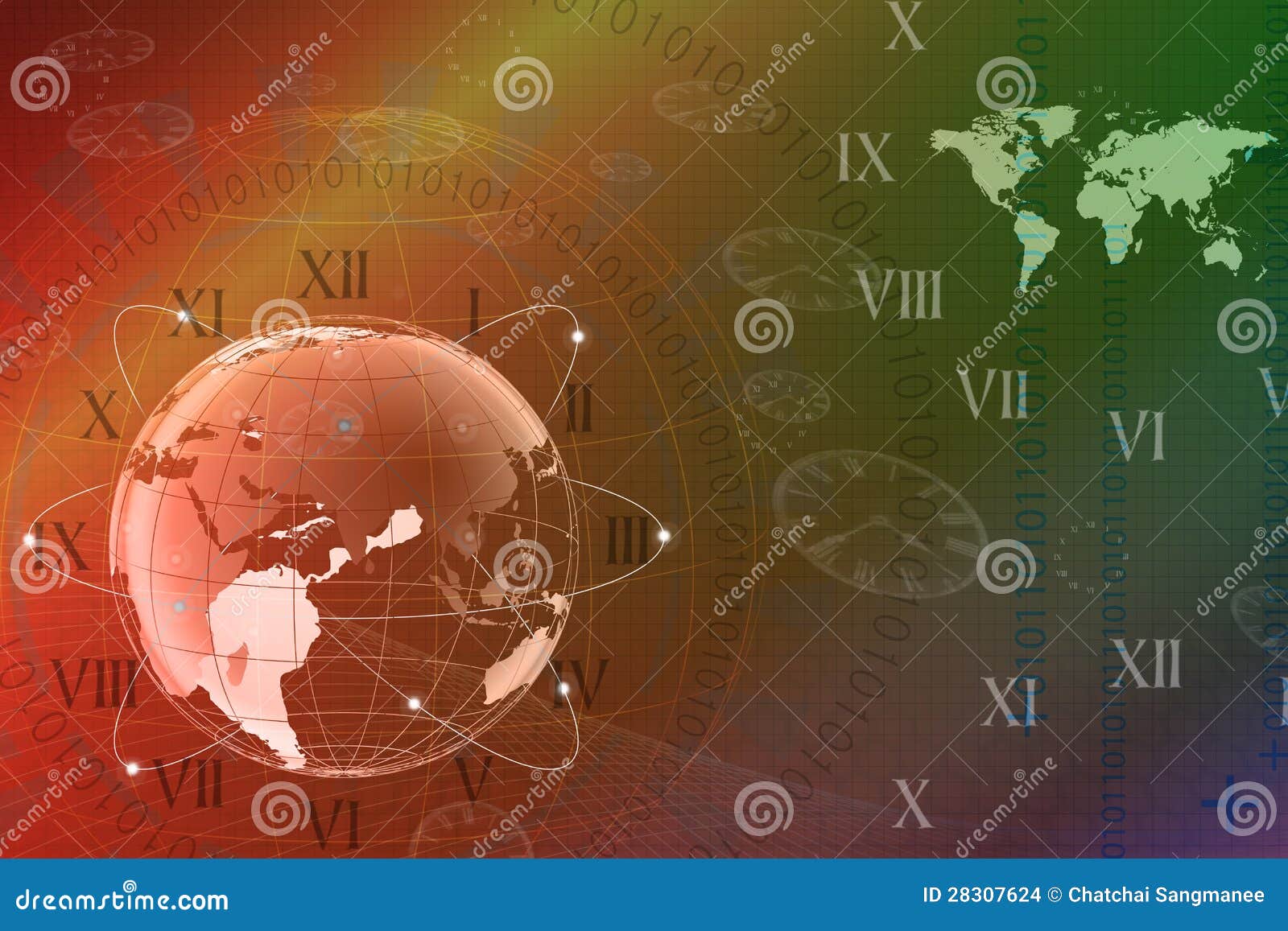 Abstract Background, Concept of World Stock Illustration - Illustration ...