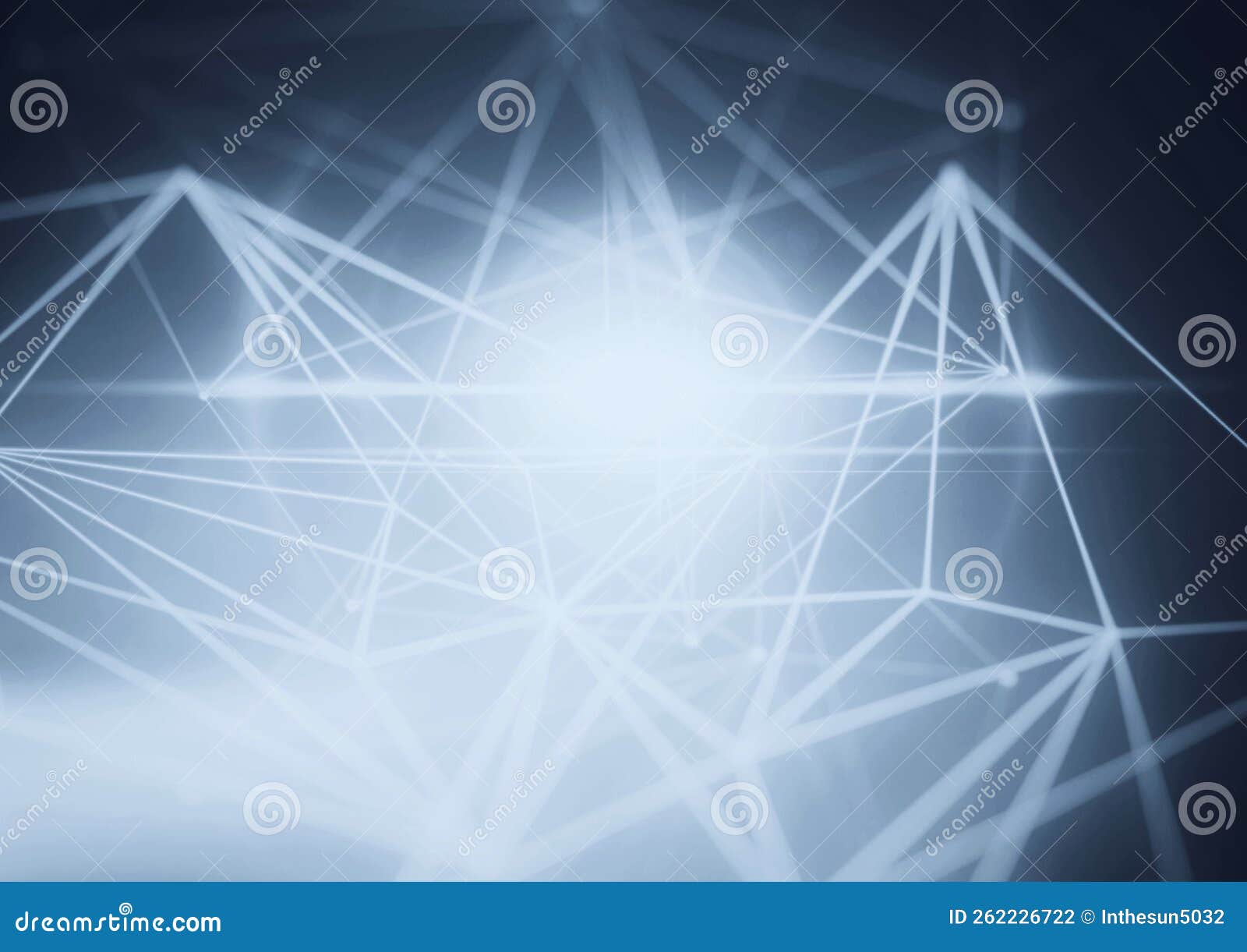 Abstract Background Connected by Lines of Light with a Complex Structure Stock Illustration ...