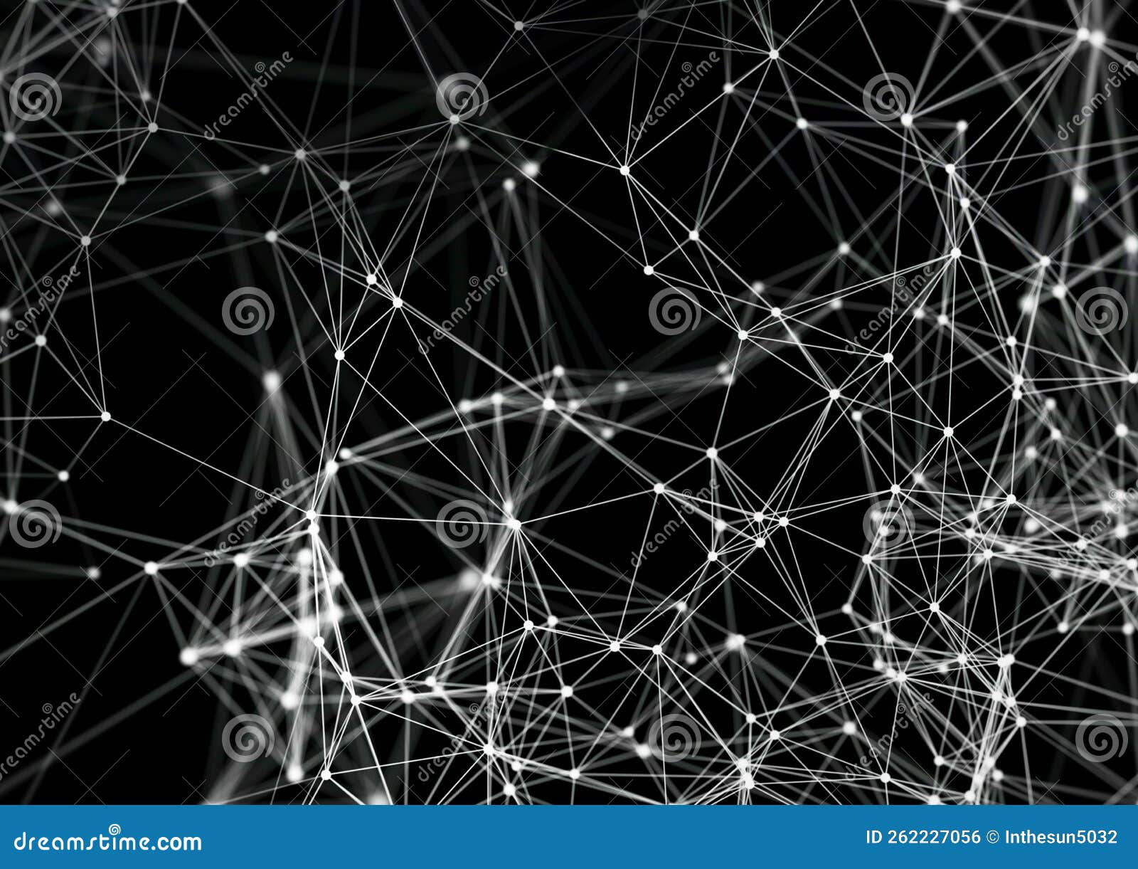 Abstract Background Connected by Lines of Light with a Complex Structure Stock Illustration ...