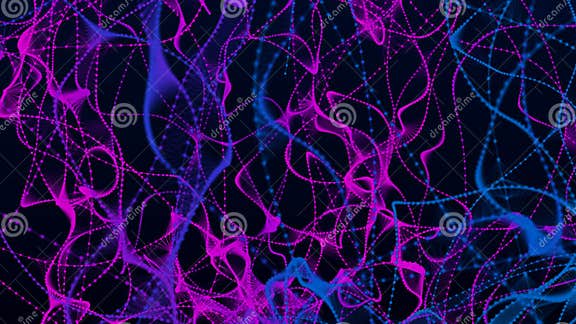 Abstract Background With Connecting Dots And Lines Network Connection Structure Plexus Effect