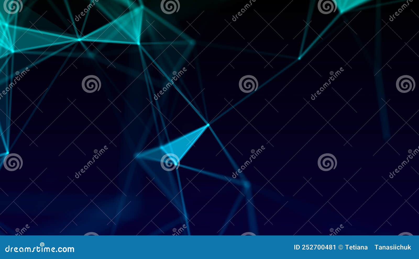 Abstract Background With Connecting Dots And Lines Network Connection Structure Plexus Effect