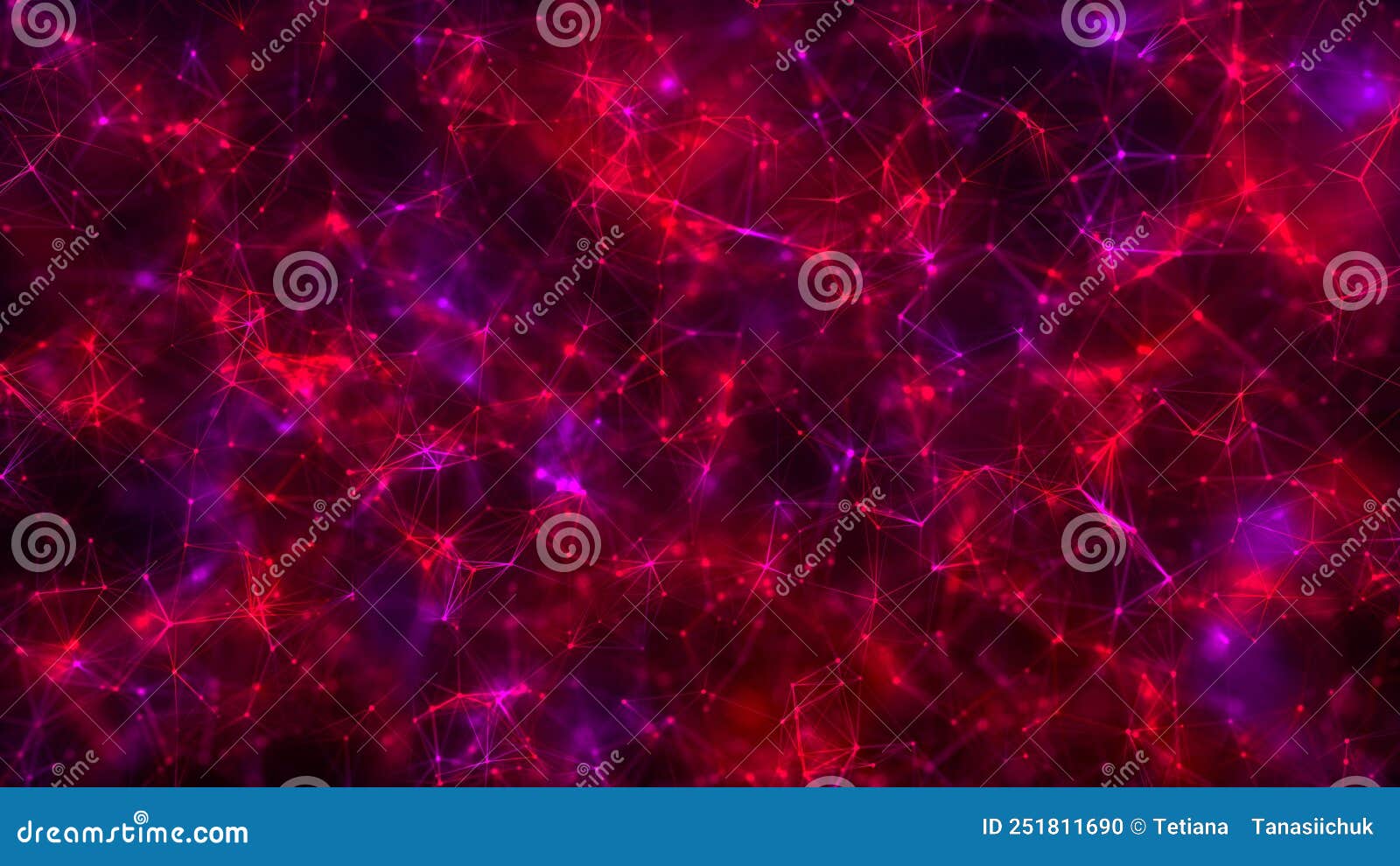 Abstract Background With Connecting Dots And Lines Network Connection Structure Plexus Effect