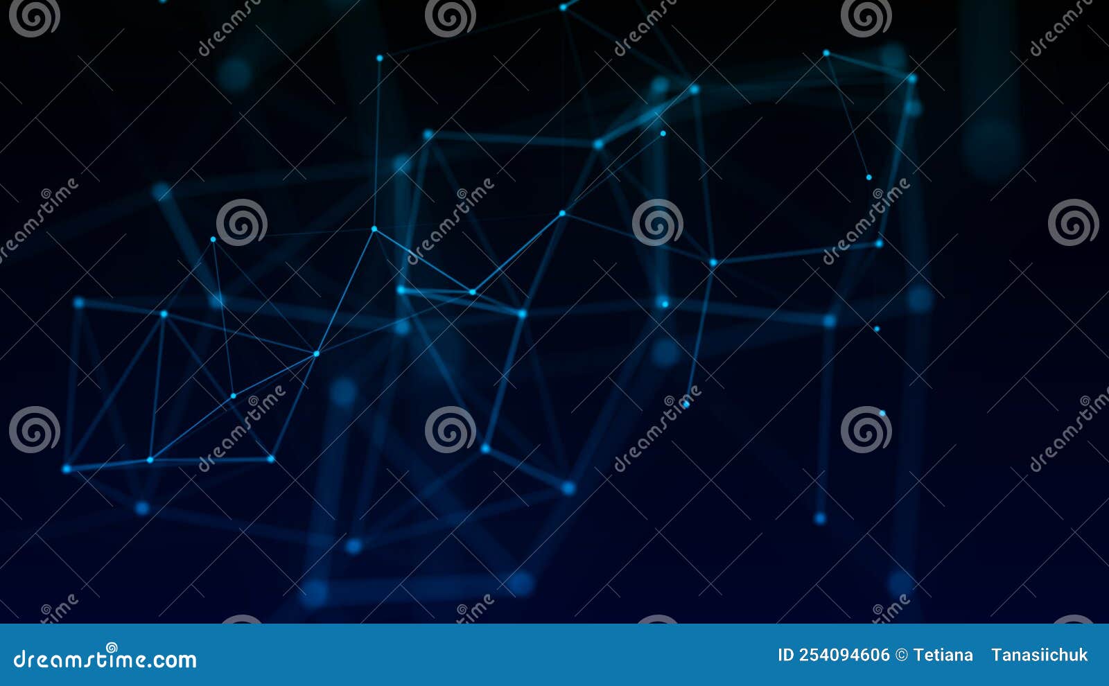 Abstract Background With Connecting Dots And Lines Network Connection Structure Plexus Effect