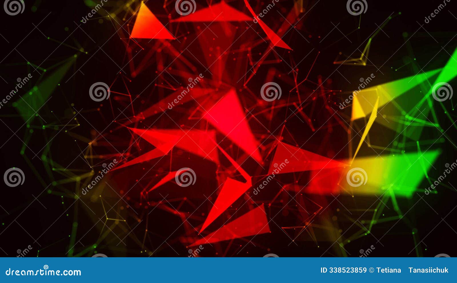 Abstract Background With Connecting Dots And Lines Network Connection Structure Plexus Effect