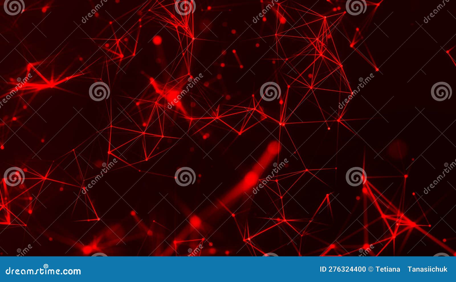 Abstract Background With Connecting Dots And Lines Network Connection Structure Plexus Effect
