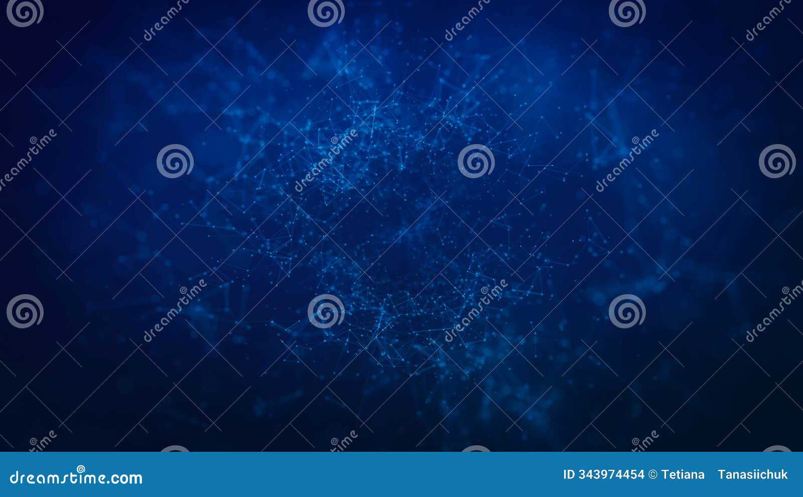 Vector Connecting Lines And Dots On White Background Network