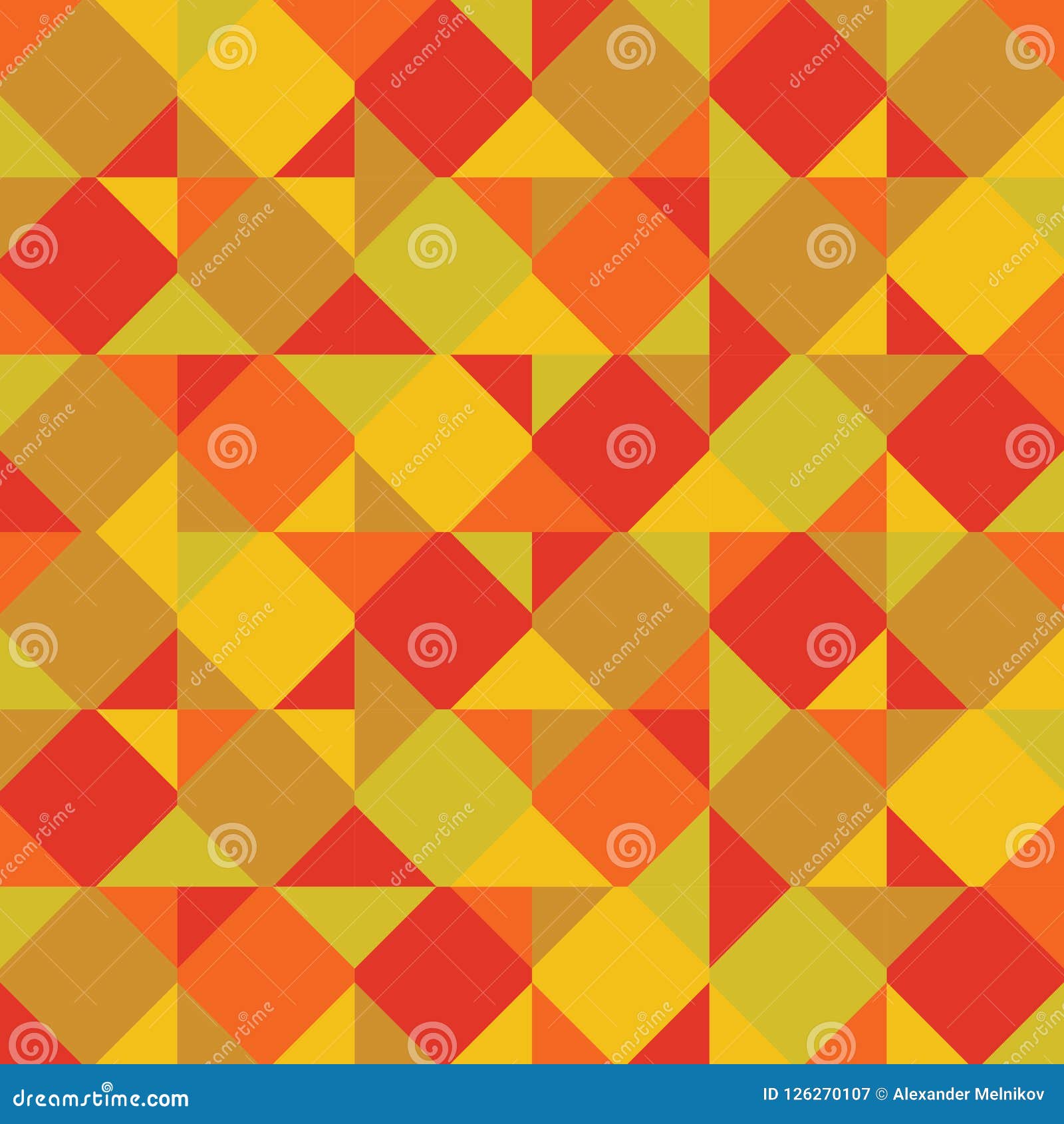 Abstract Background Consisting of Colored Squares and Triangles Stock ...