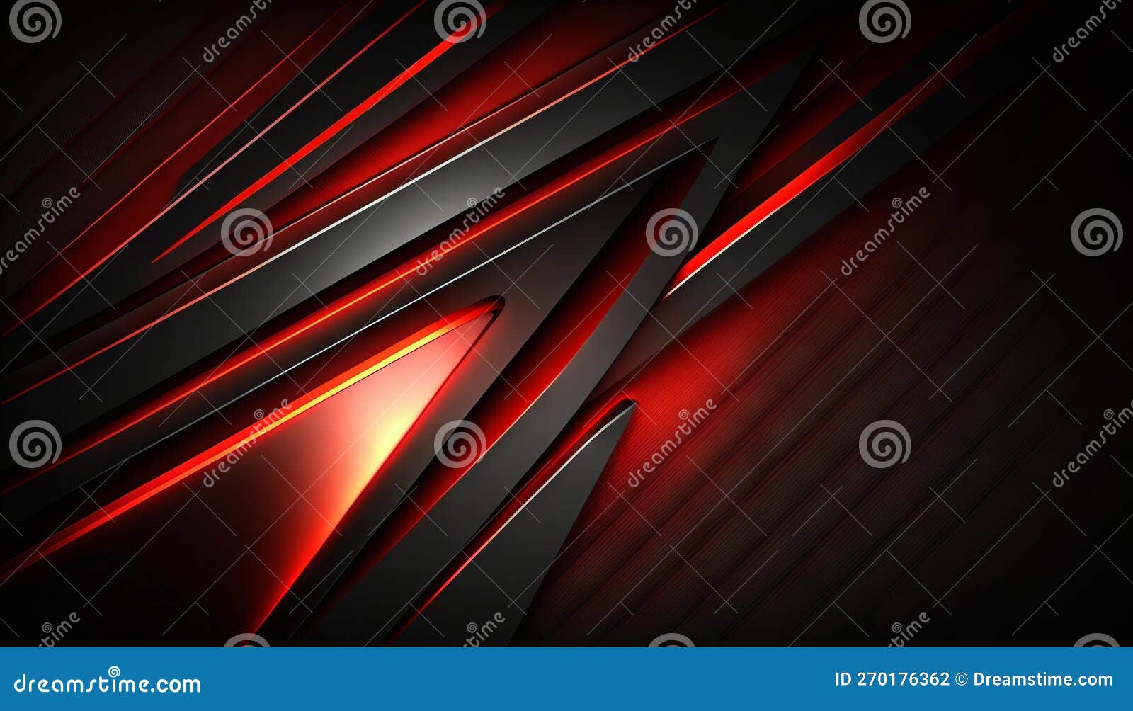 Black Abstract Diagonal Overlap Layers Background with Red Light ...