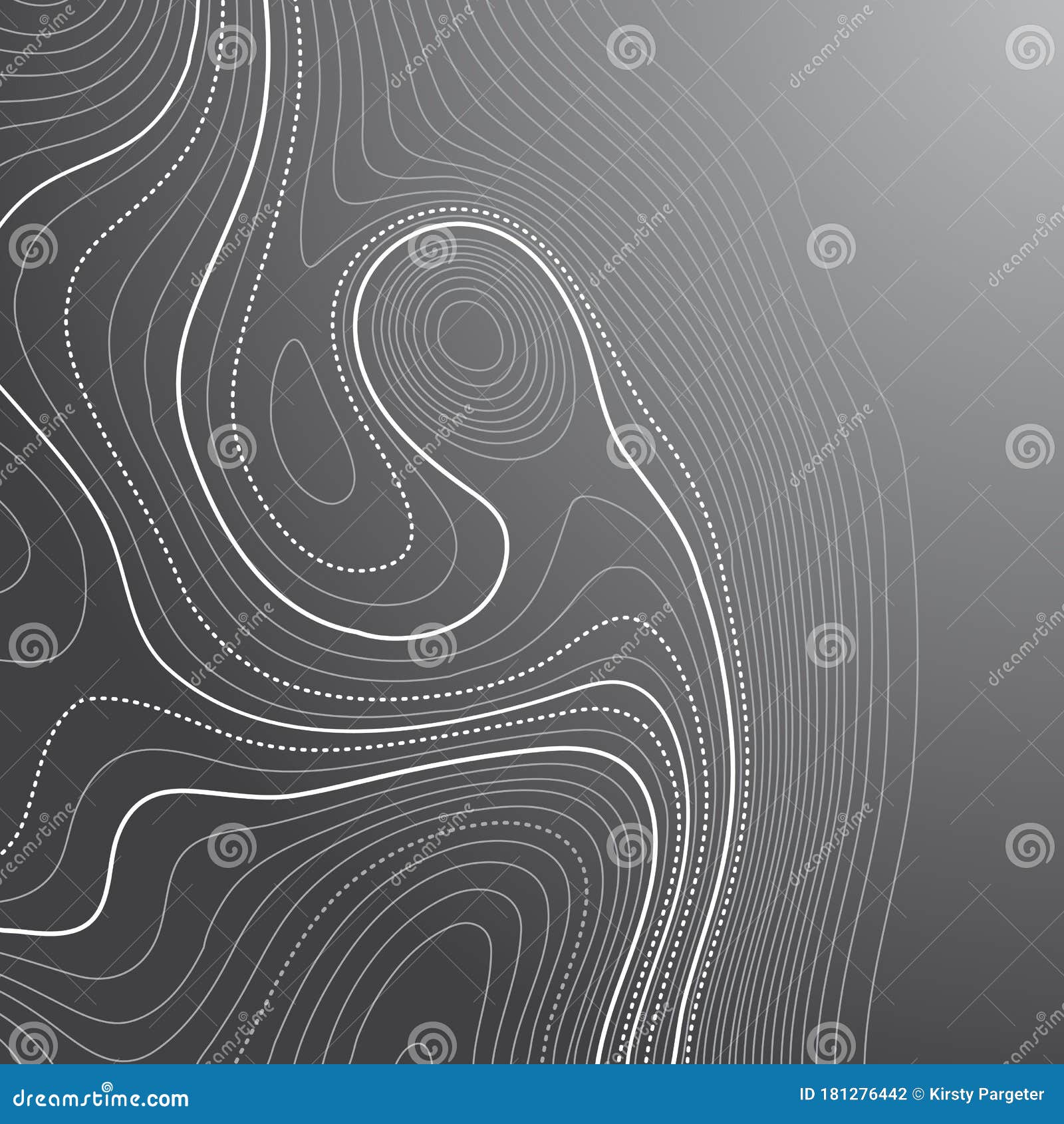 Abstract Background with a Contour Topography Design Stock Vector ...