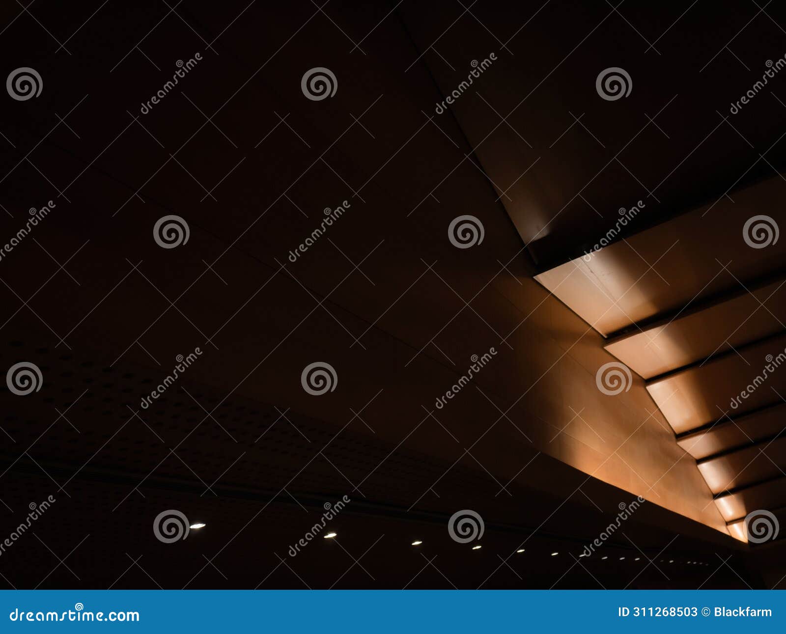 Abstract Background Created on the Ceiling of an Assembly Hall Due To ...