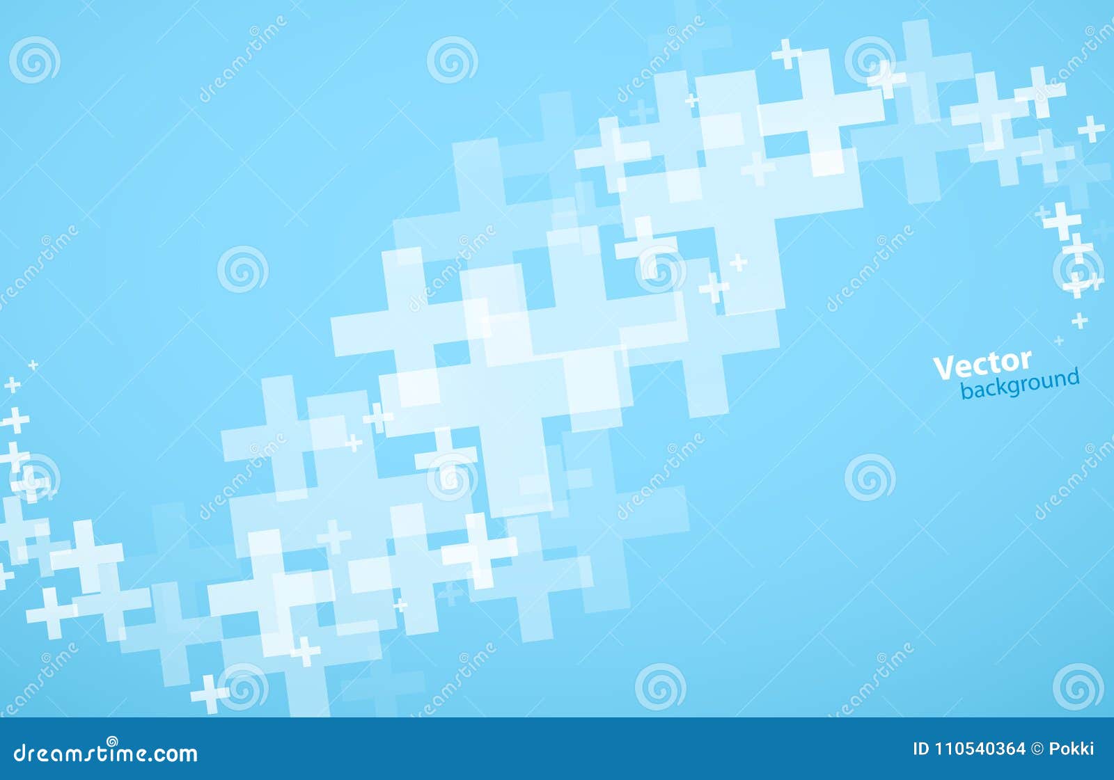 Abstract Background Created with Plus Sign. Stock Vector - Illustration ...