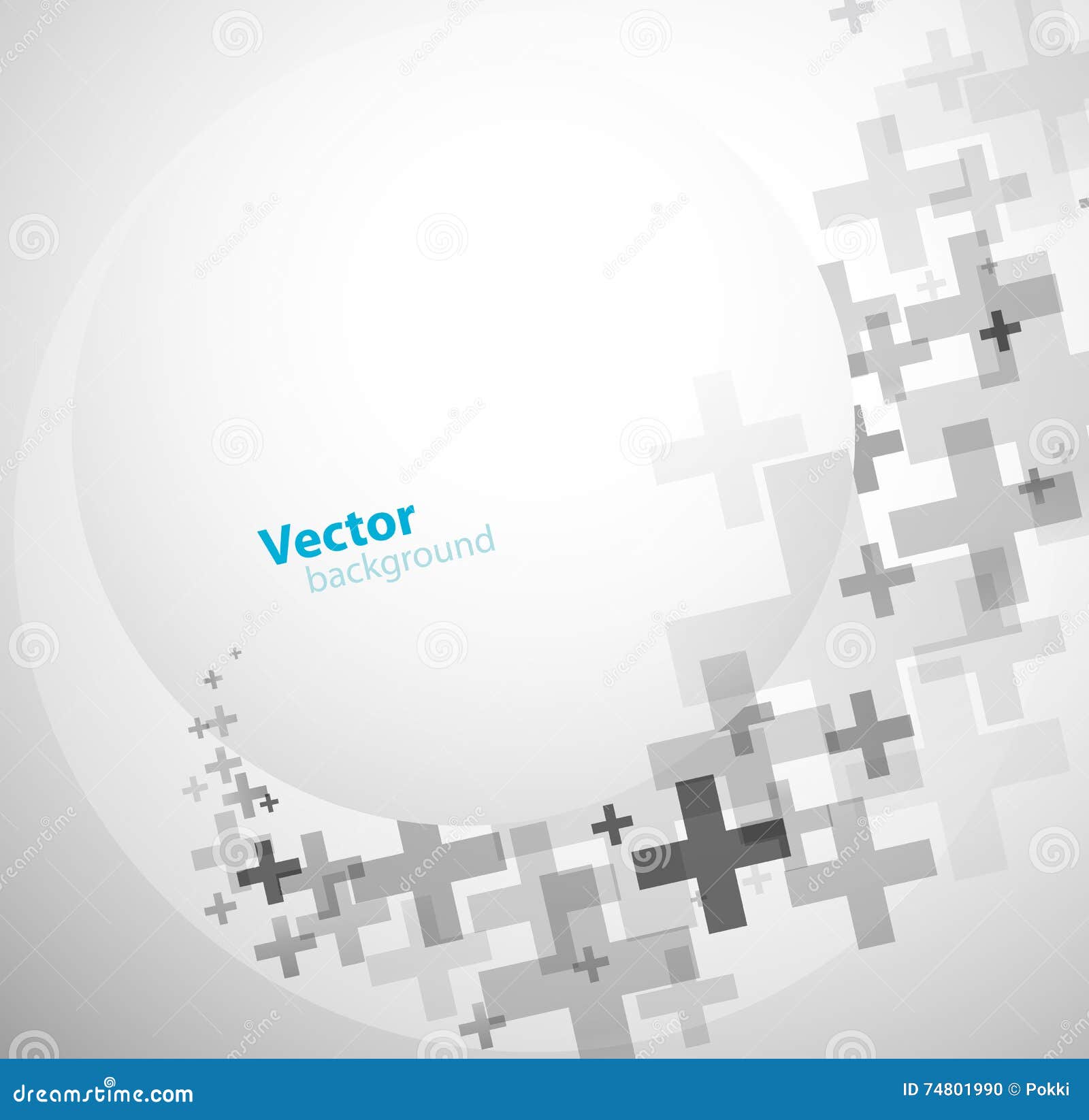 Abstract Background Created with Plus Sign. Stock Vector - Illustration ...