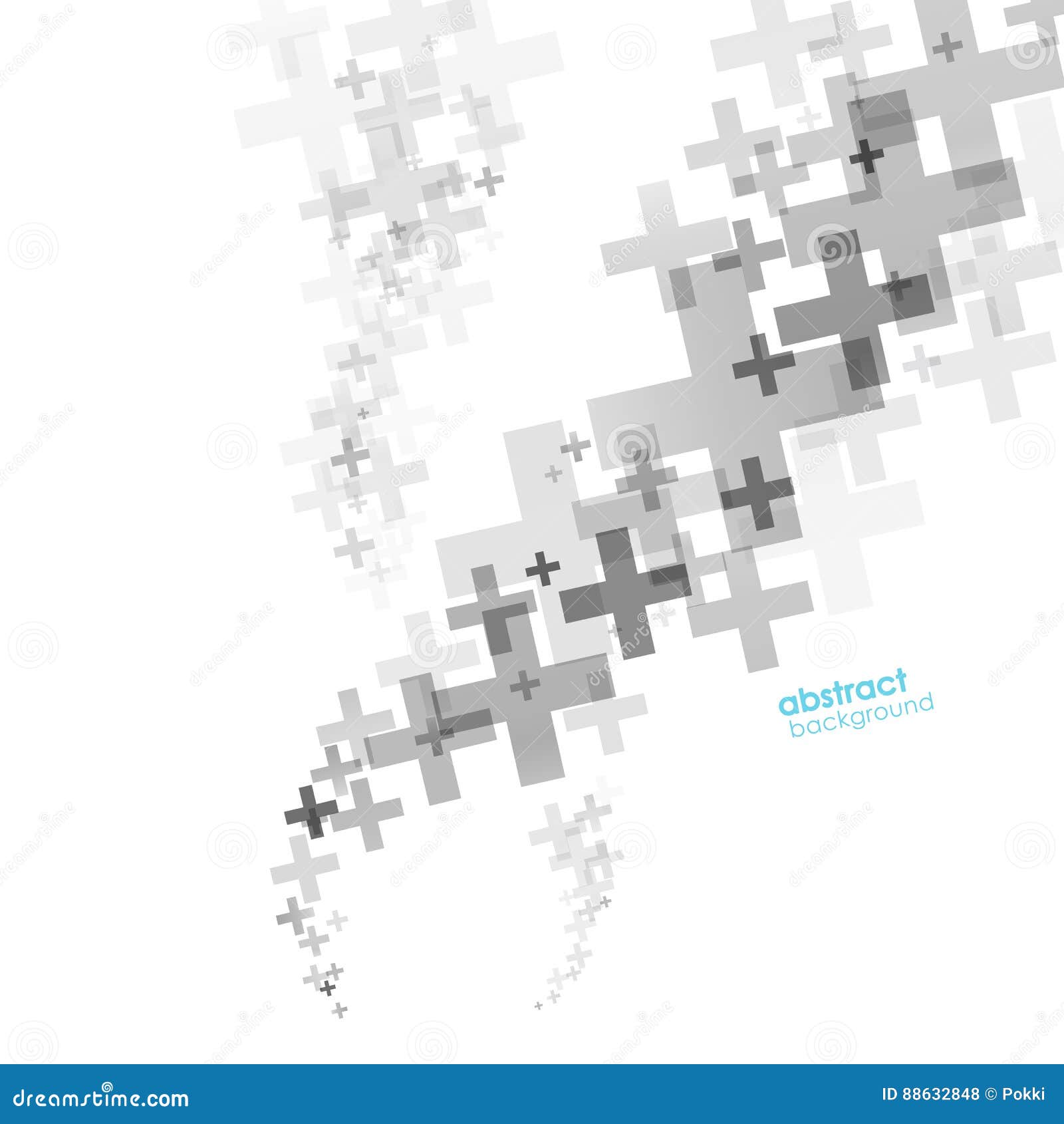 Abstract Background Created with Plus Sign. Stock Vector - Illustration ...