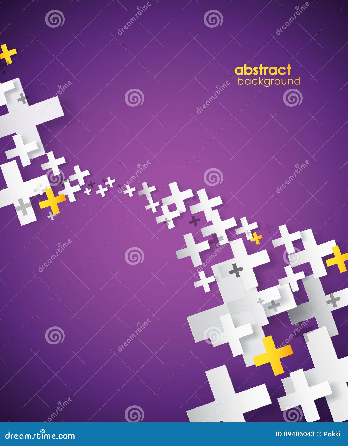 Abstract Background Created with Plus Sign. Stock Vector - Illustration ...