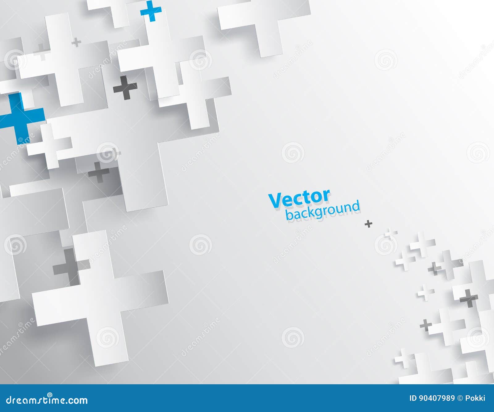 Abstract Background Created with Plus Sign. Stock Vector - Illustration ...
