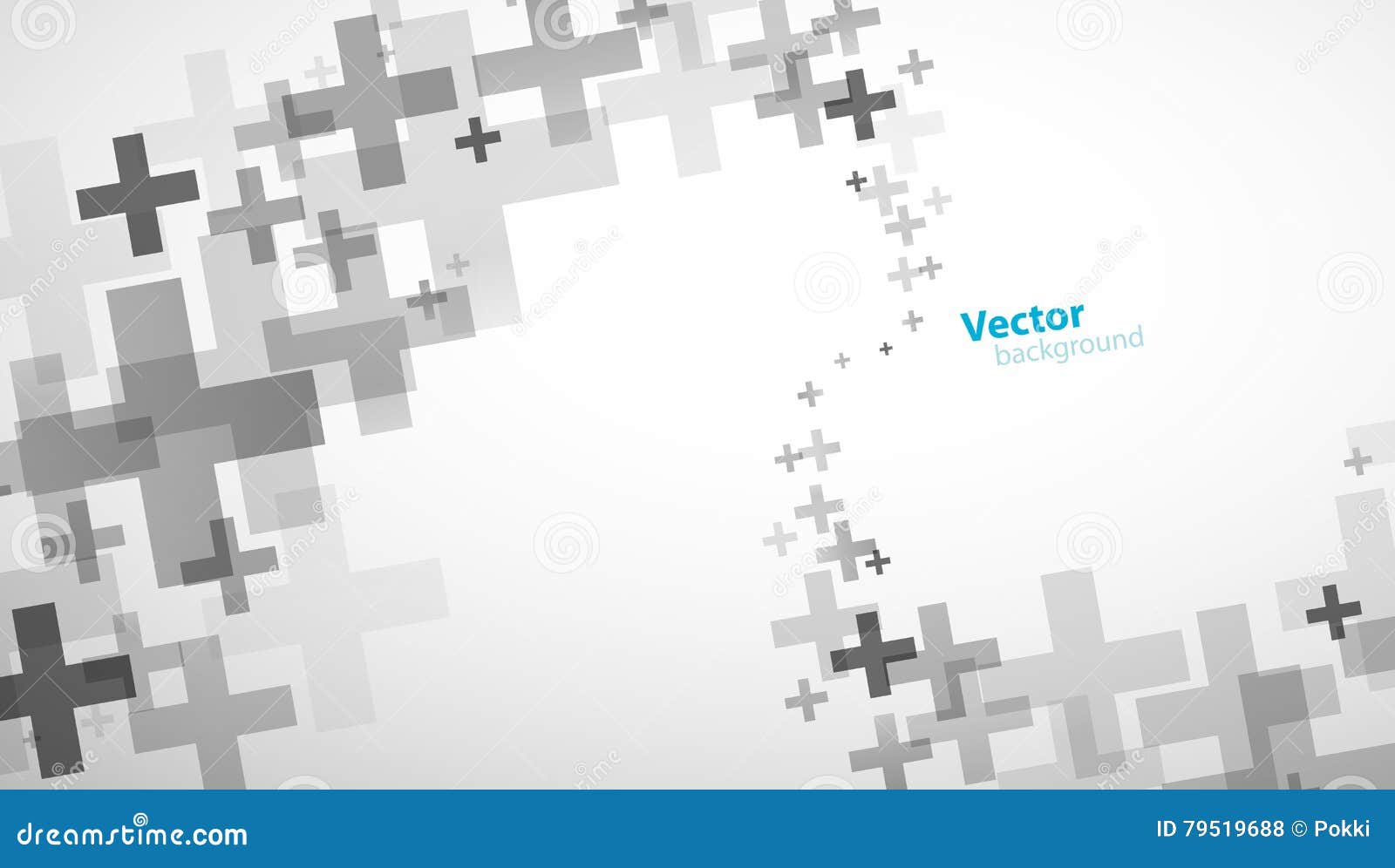 Abstract Background Created with Plus Signs Stock Vector - Illustration ...