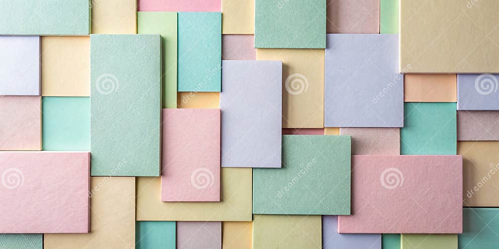 An Abstract Background Created from Rectangular Pieces of Paper in ...