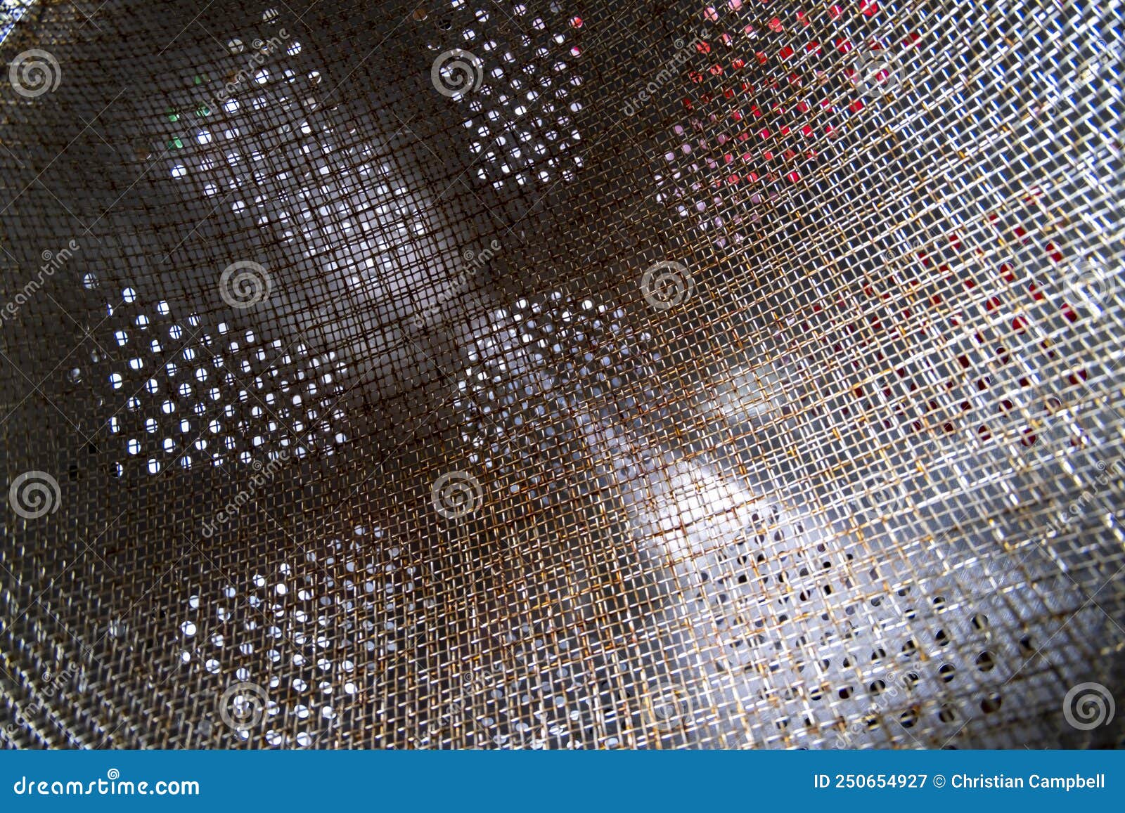Abstract Background Created by Two Stacked Colanders Stock Image ...