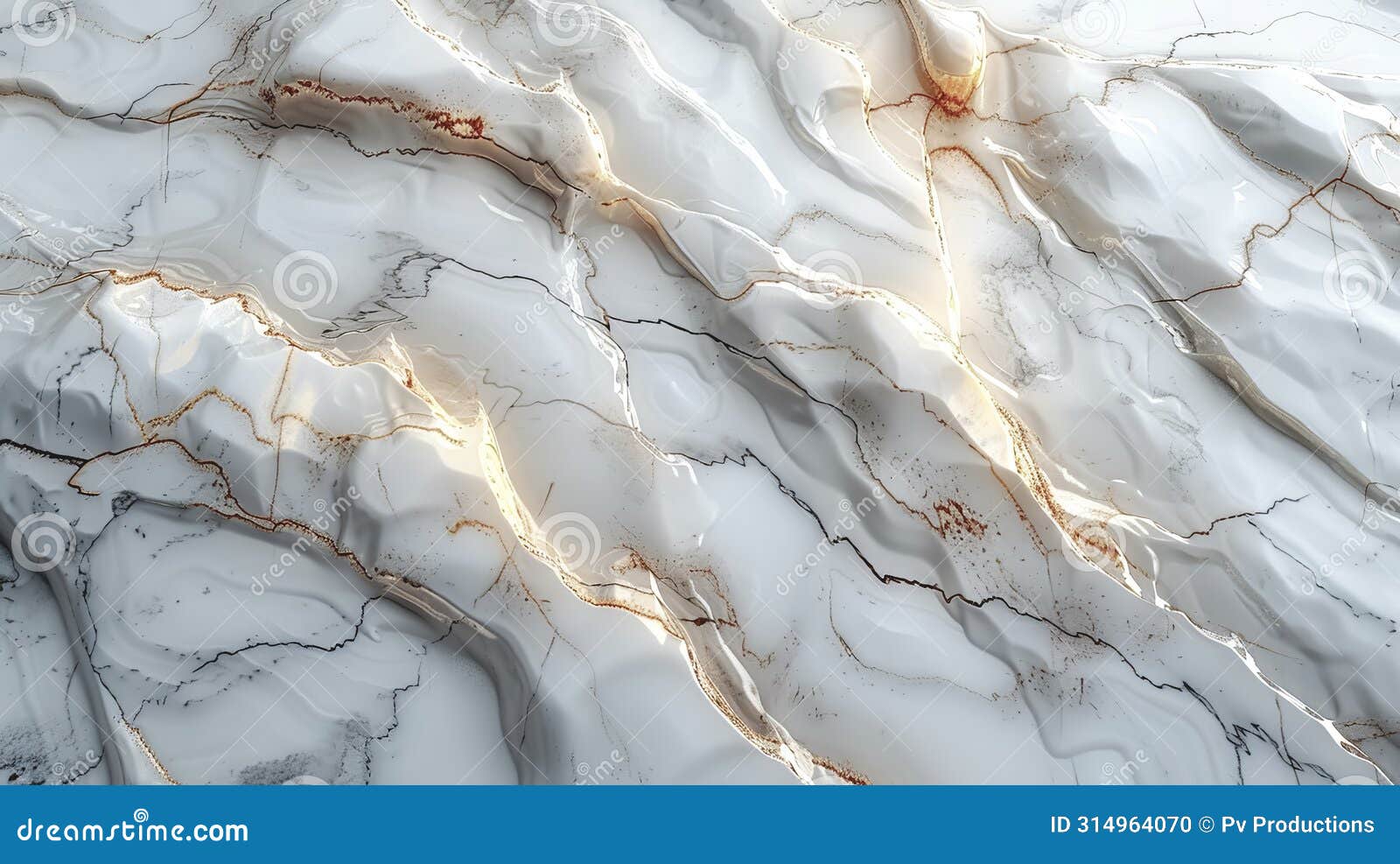 Abstract Background, Creative Texture of White Marble with Gold Veins ...