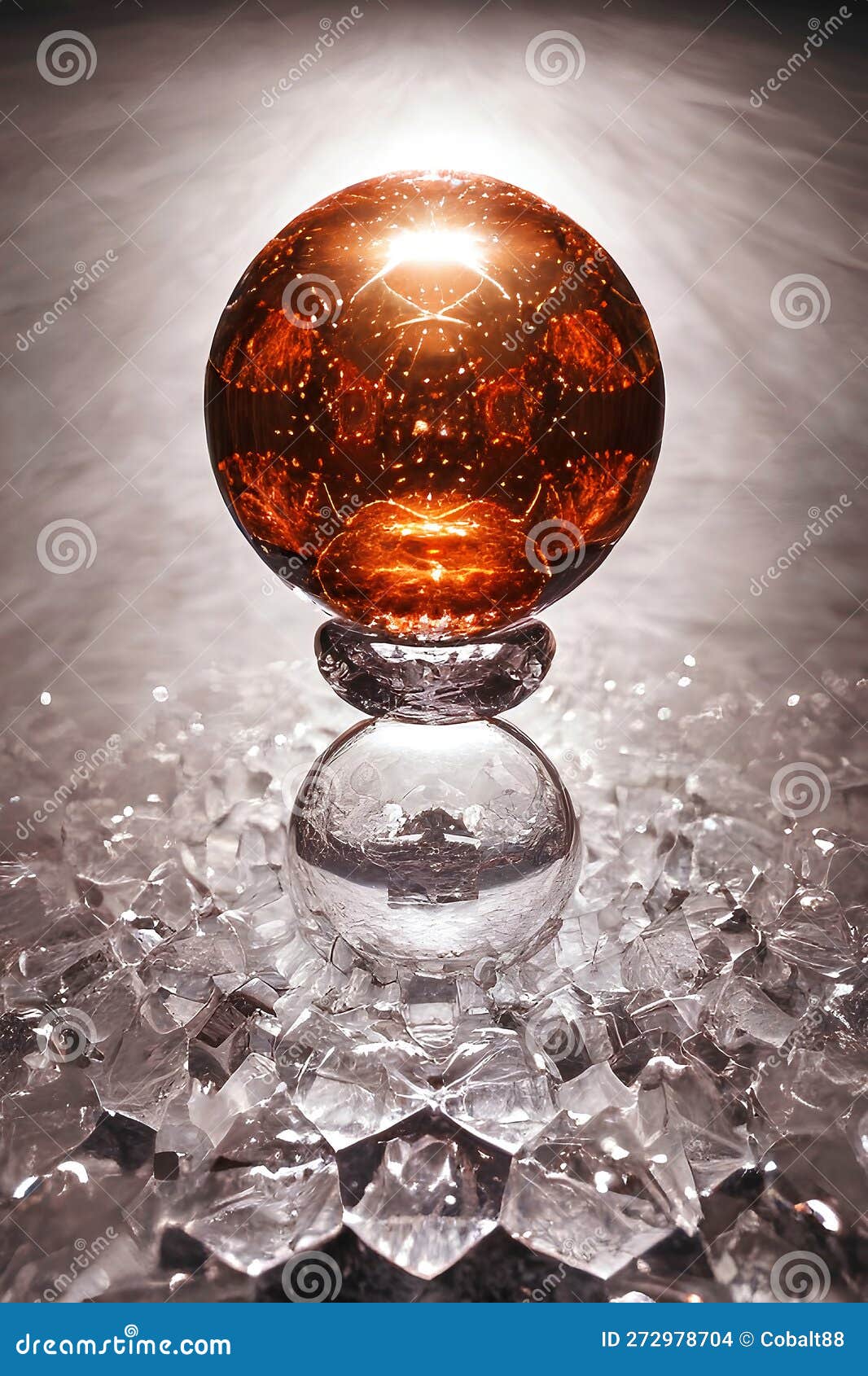 Abstract Background with Crystal, Transparent Glass Patterns ...