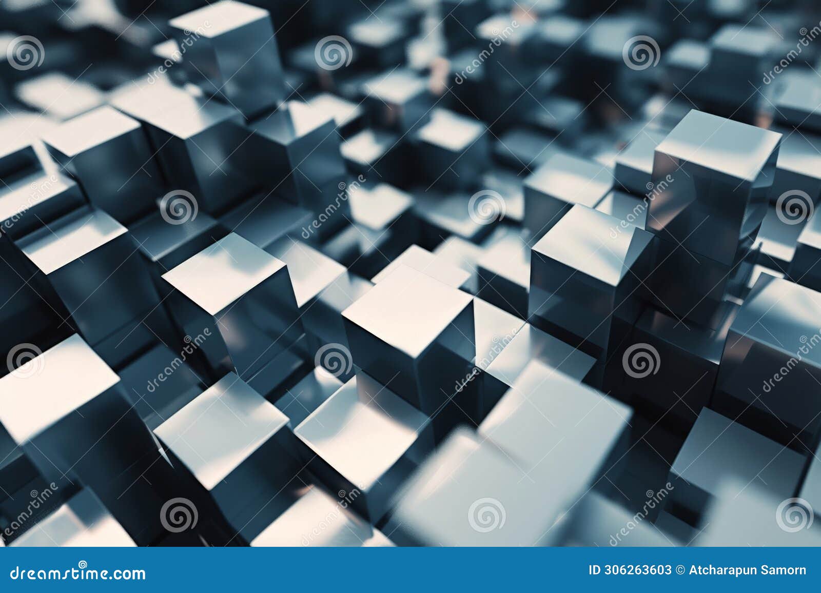 Abstract Background of Cube Blocks Wall Stacking Design for Cubic ...