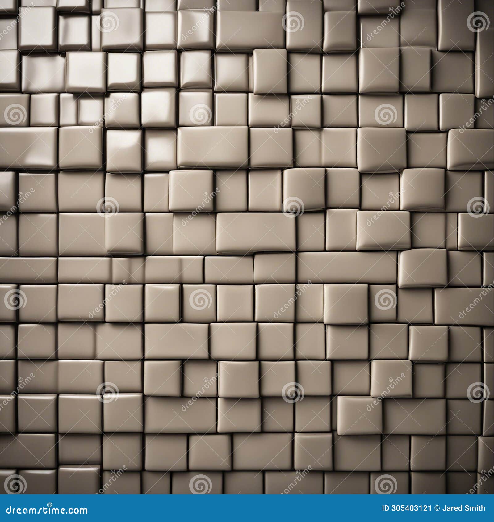 Abstract Background of Cubes Tile Wall Background with a Detailed and ...