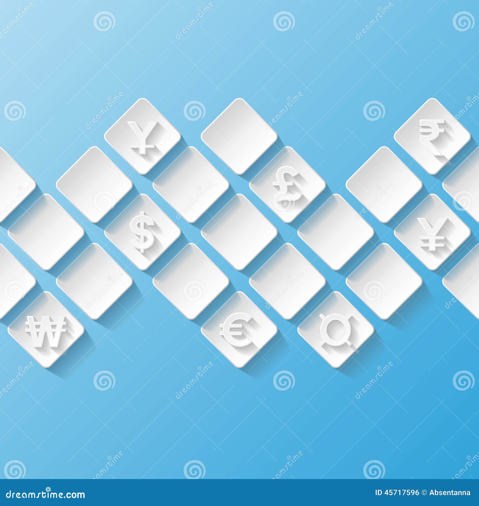 Abstract Background with Currency Symbols Stock Vector - Illustration ...