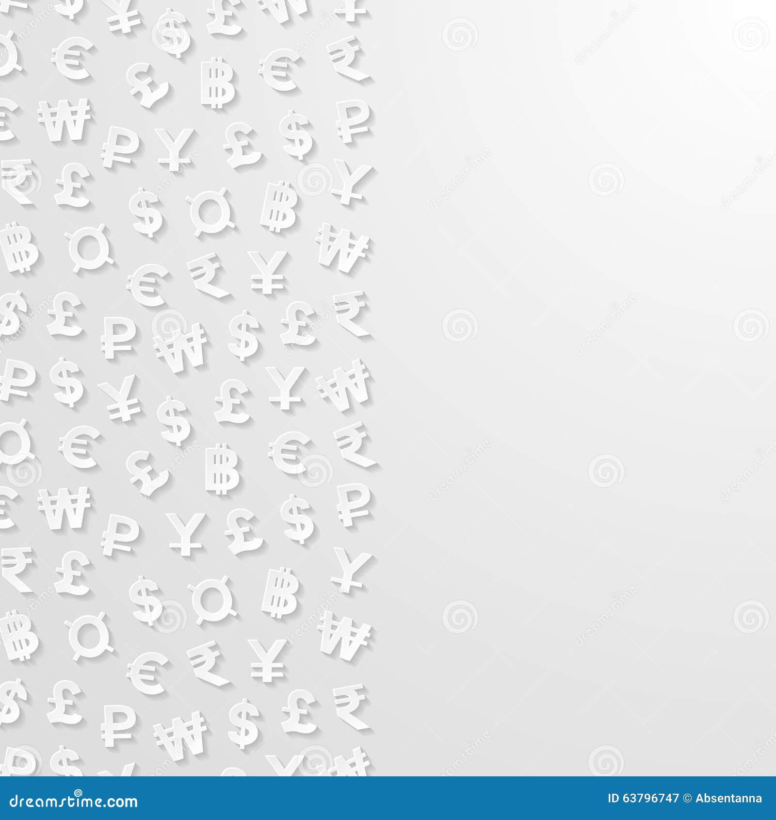 Abstract Background with Currency Symbols Stock Vector - Illustration ...