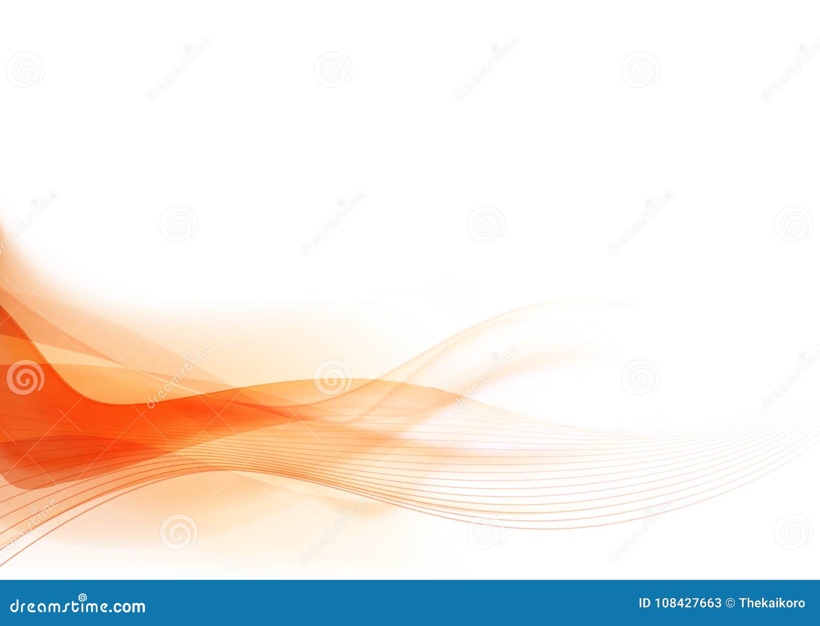 Curve and Blend Light Orange Abstract Background 004 Stock Vector ...