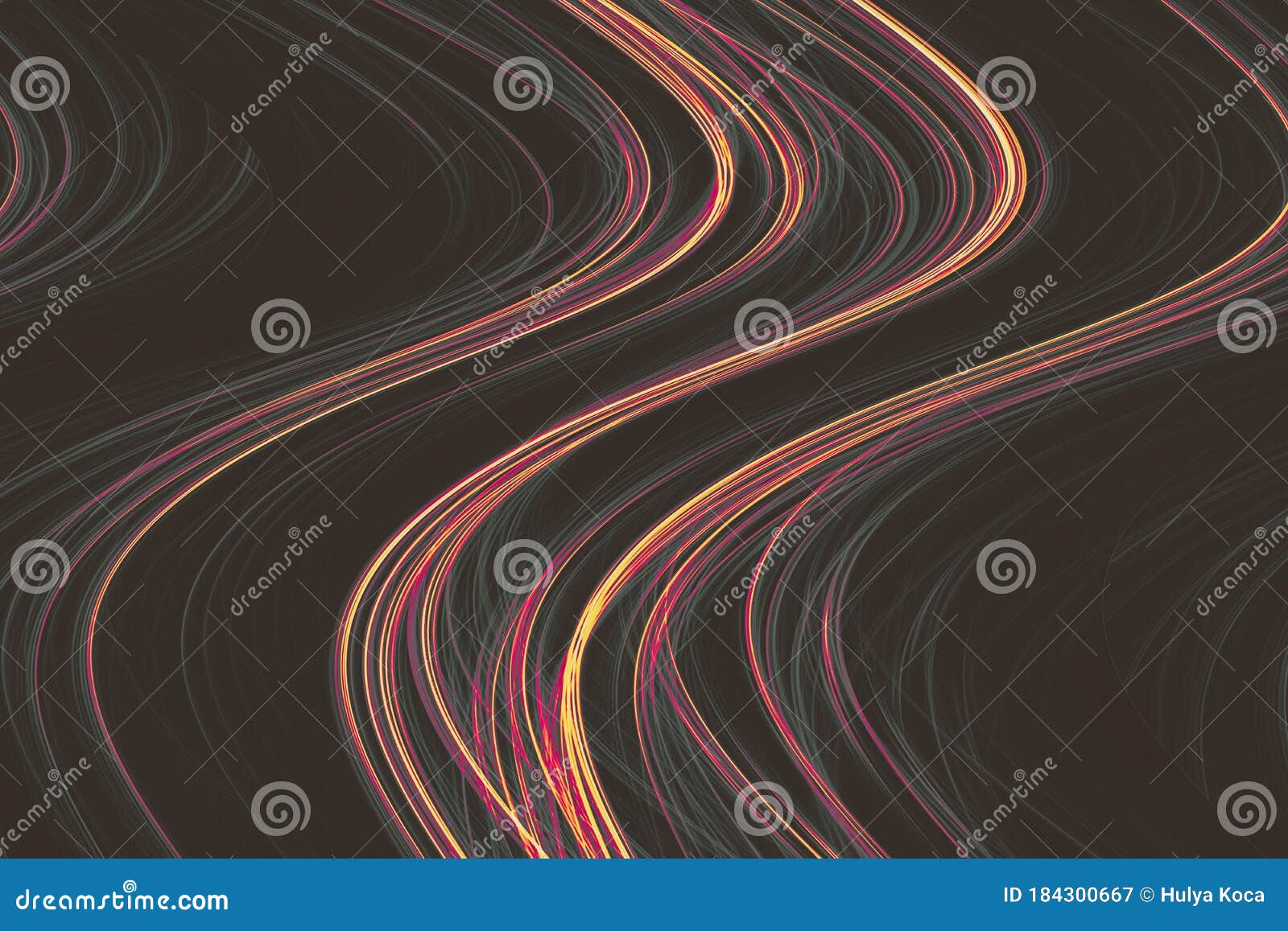Abstract Background with Curve Shapes Stock Illustration - Illustration ...