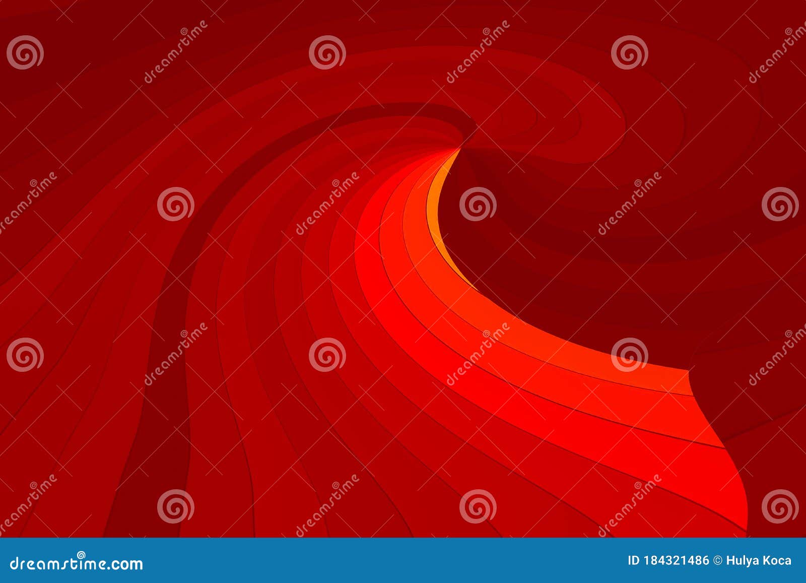 Abstract Background with Curve Shapes Stock Illustration - Illustration ...
