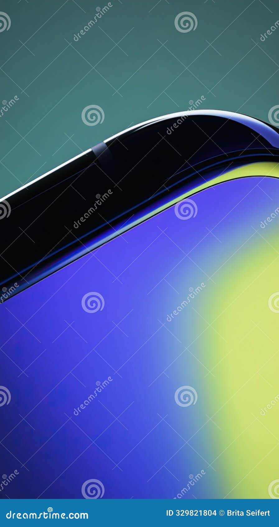 Abstract Background with Curved Edges and Curves Stock Illustration ...