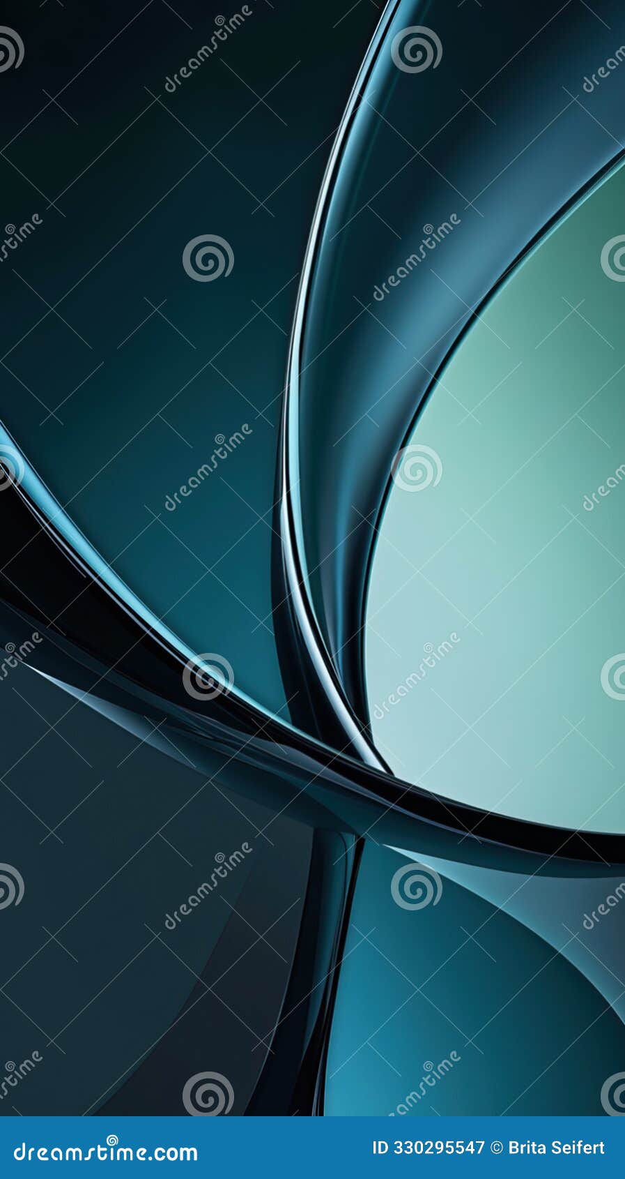 Abstract Background with Curved Edges and Curves Stock Illustration ...
