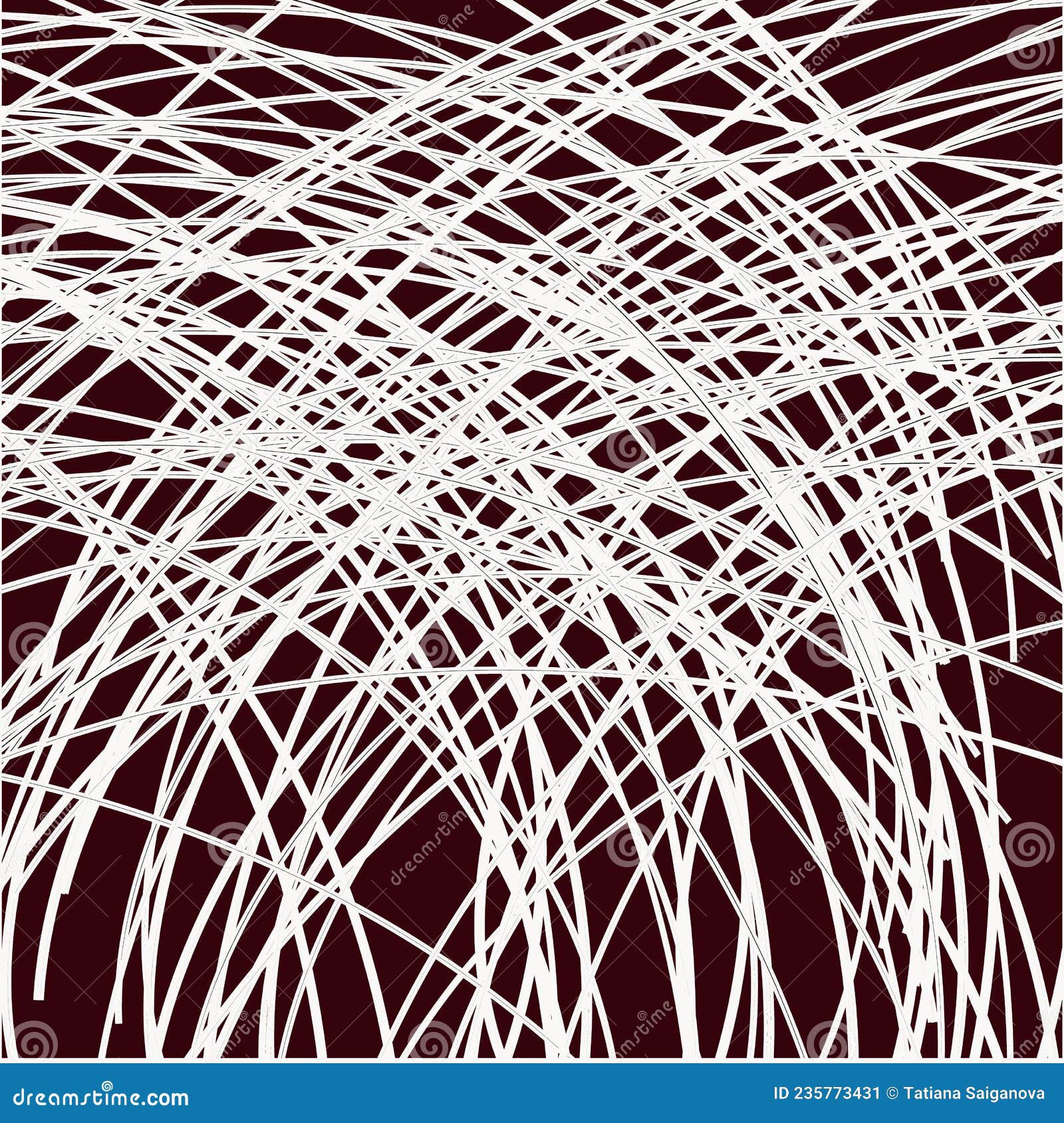 Abstract Background with Curved Light Lines on Dark Backdrop Stock ...