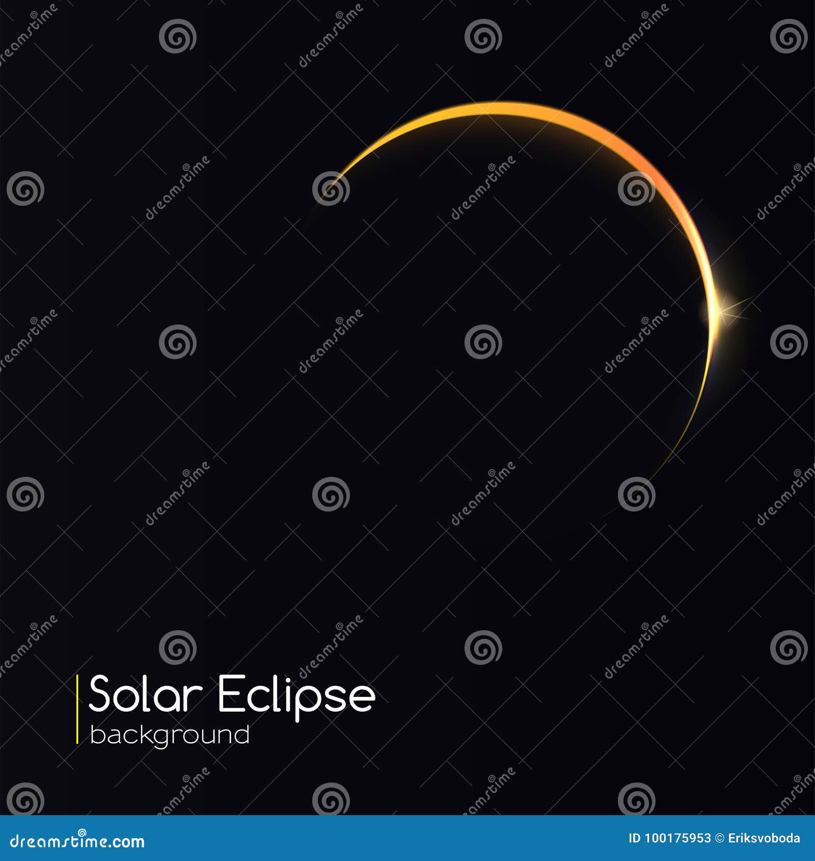 Abstract Background with Curved, Shining Light Strip. Light Rays on ...