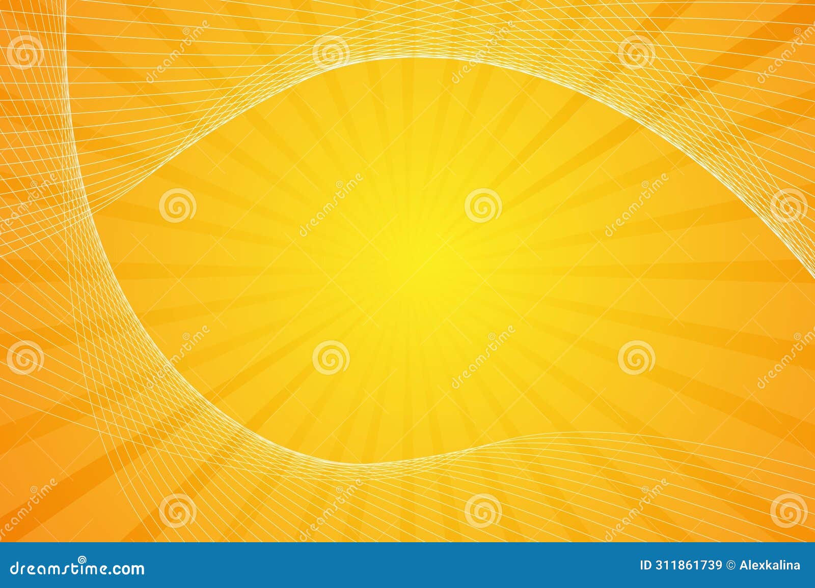 Abstract Background with Curved Wavy Lines. Vector Illustration Design ...